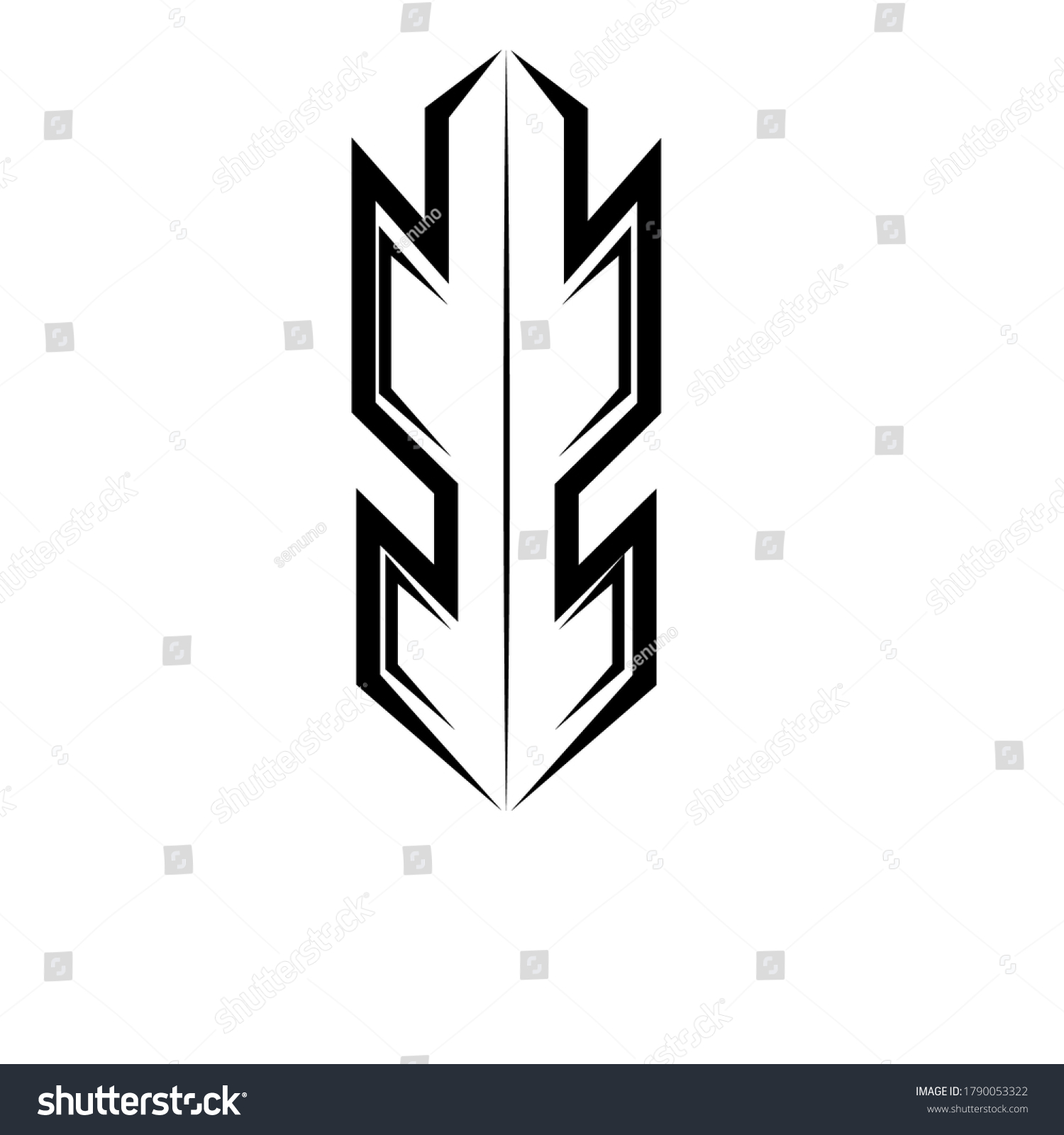 Simple Black Logo Frame Template Stock Vector (Royalty Free) 1790053322
