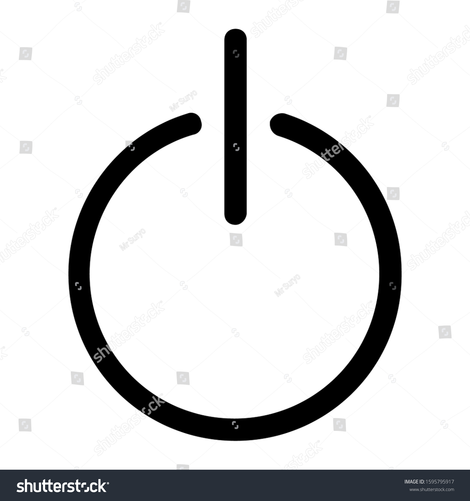 Simple Black Power Icon Vector: เวกเตอร์สต็อก (ปลอดค่าลิขสิทธิ์ ...