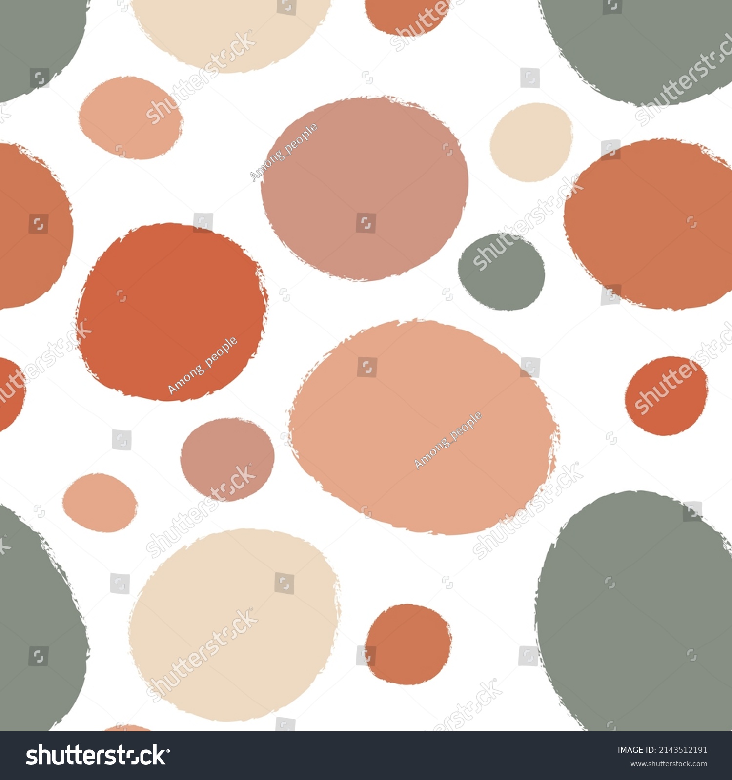Simple Blob Pattern N Pastel Colors Stock Vector (Royalty Free ...