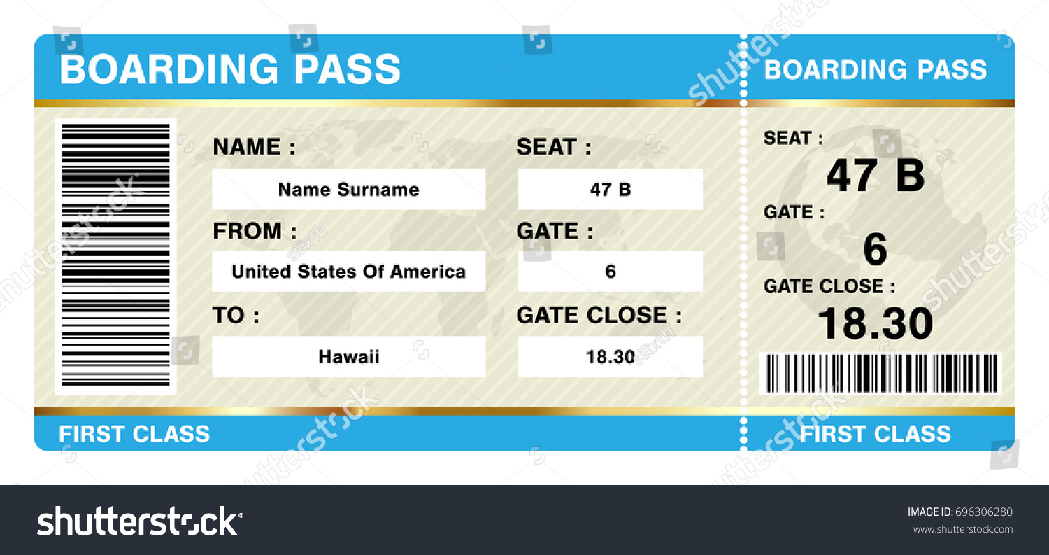 2,807 Boarding pass simple Images, Stock Photos & Vectors | Shutterstock