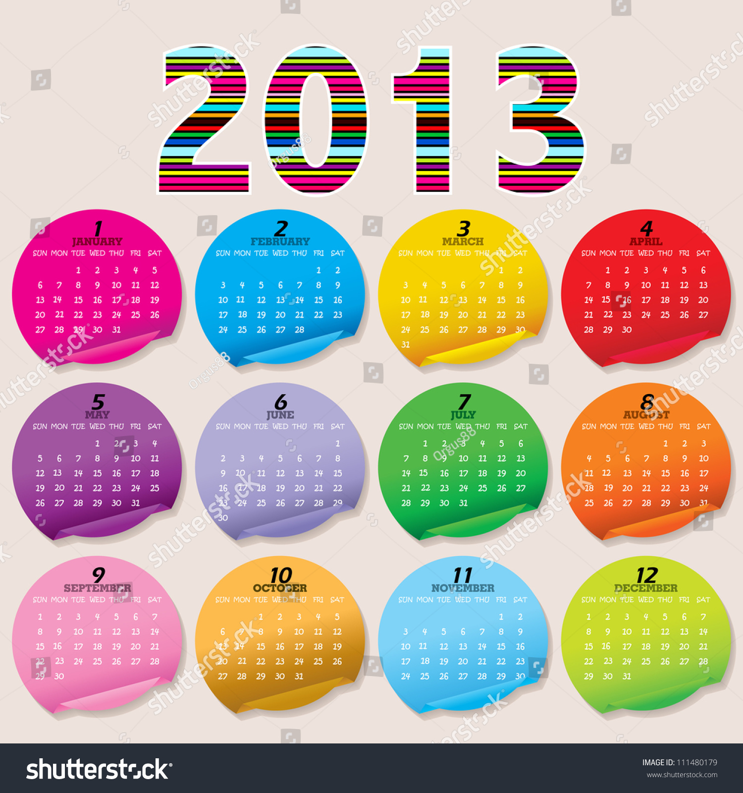 Simple 2013 Calendar 2013 Calendar Design Stock Vector (Royalty Free ... Simple 2013 Calendar 2013 Calendar Design Stock Vector (Royalty Free ...