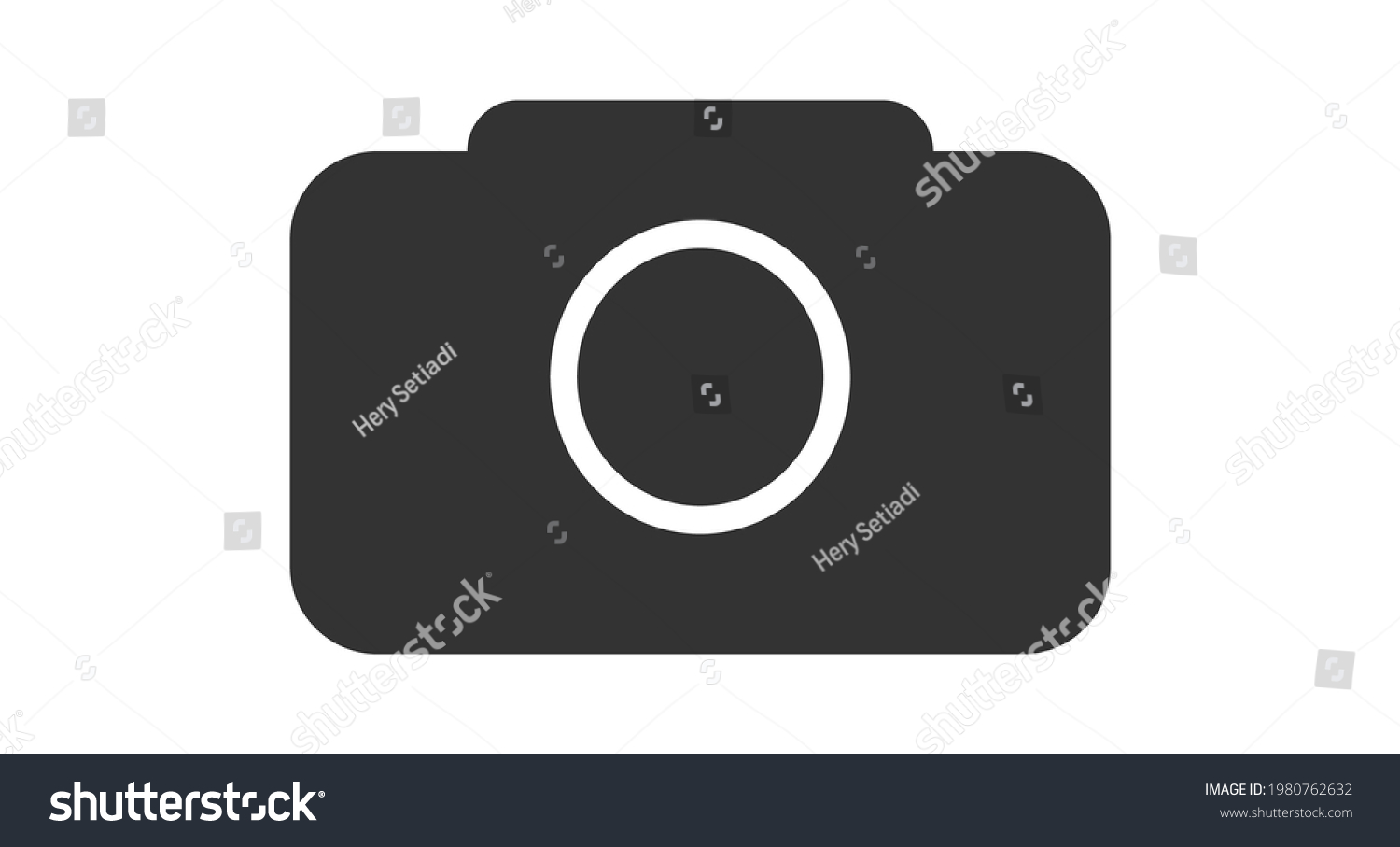 Simple Camera Icon Symbol Stock Vector (Royalty Free) 1980762632 ...