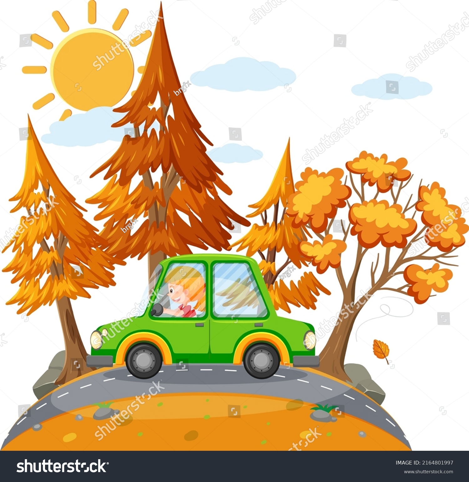Simple Cartoon Man Driving Car On Stock Vector (Royalty Free ... Simple Cartoon Man Driving Car On Stock Vector (Royalty Free ...