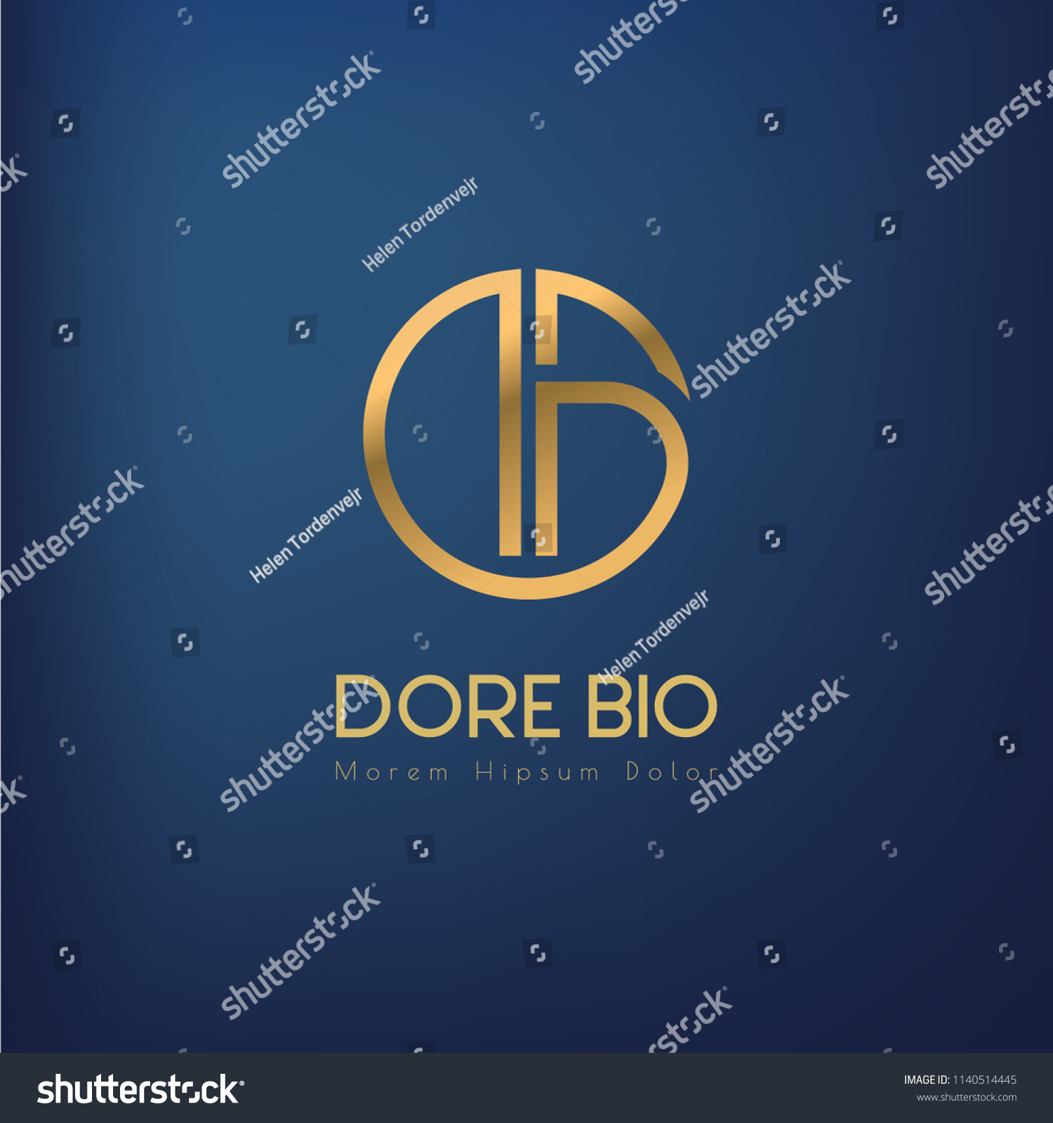 Simple Circle Logo Branding Identity Vector Stock Vector (Royalty Free ...