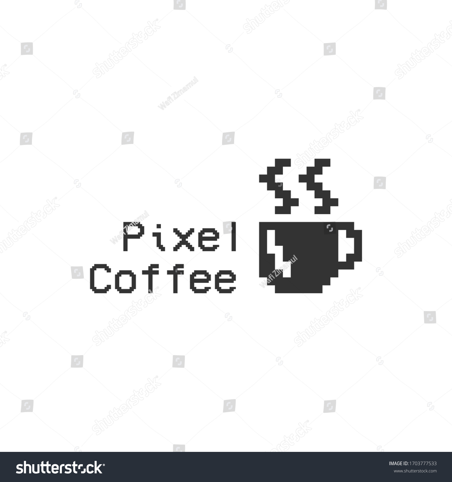 2,075 Pixel art coffee Images, Stock Photos & Vectors | Shutterstock
