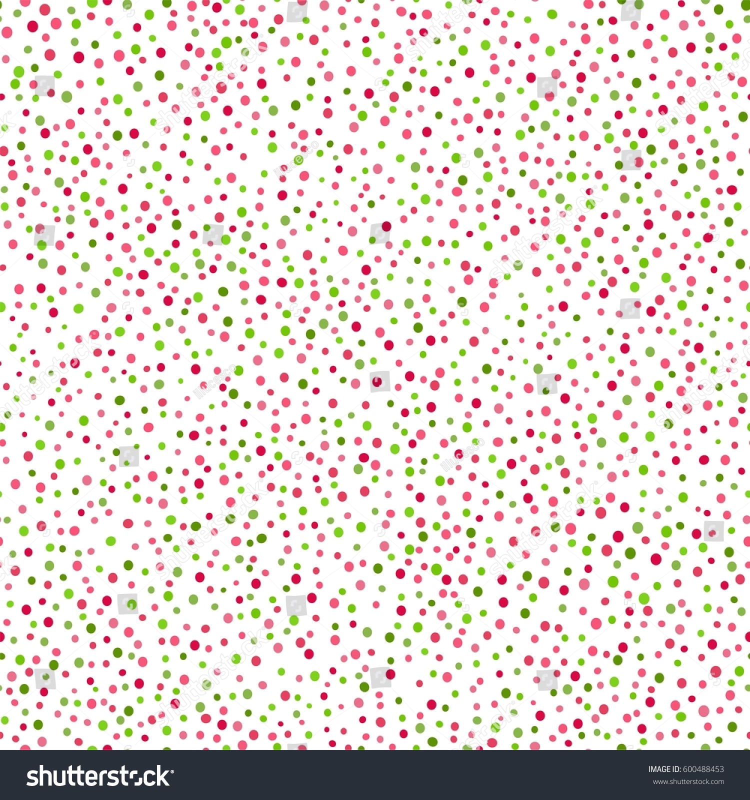 Simple Confetti Background Green Red Seamless Stock Vector (Royalty ...