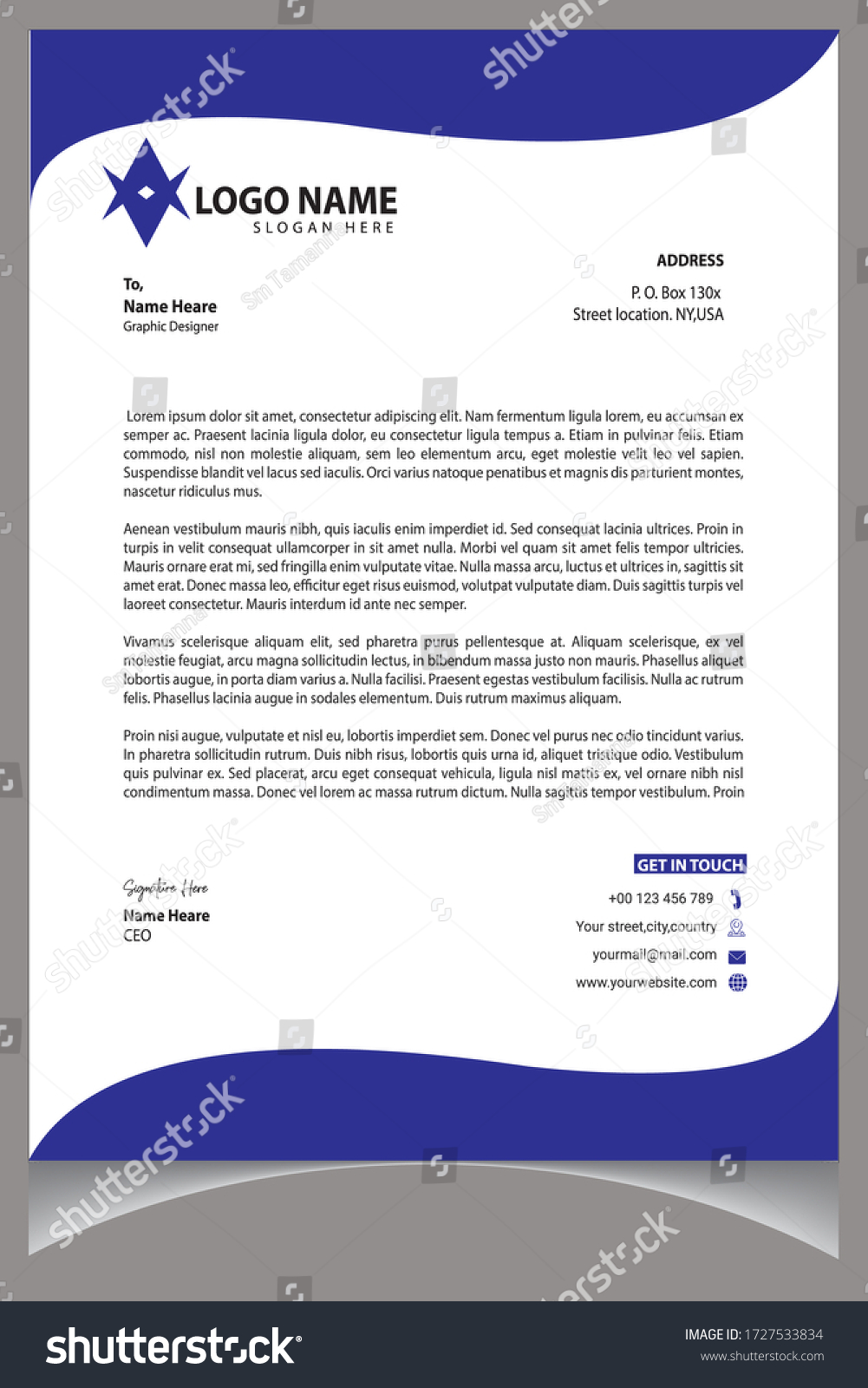 89 Letterhead templetes Images, Stock Photos & Vectors | Shutterstock
