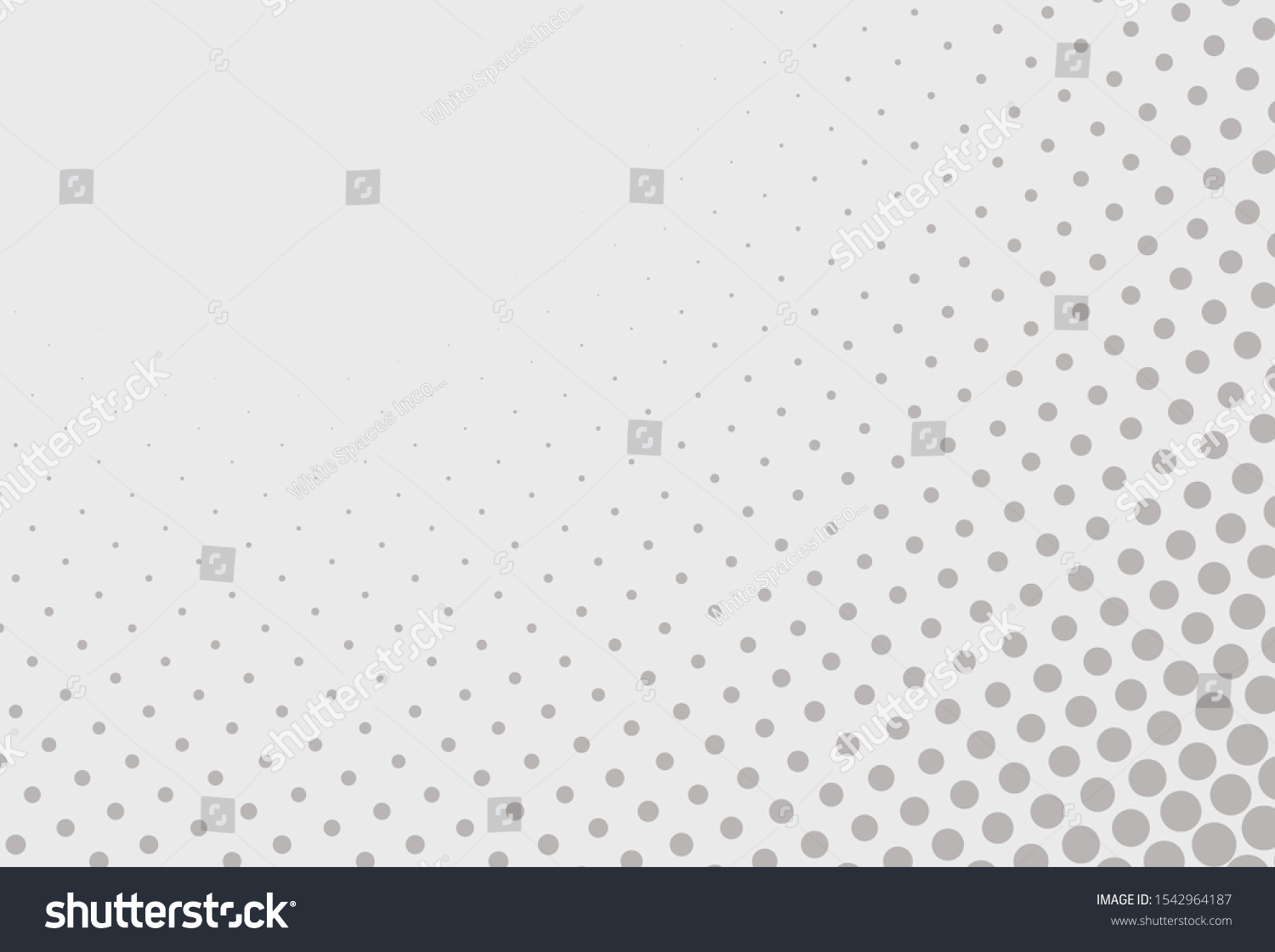 Simple Dotted Halftone Grayscale Background Stock Vector (Royalty Free ...