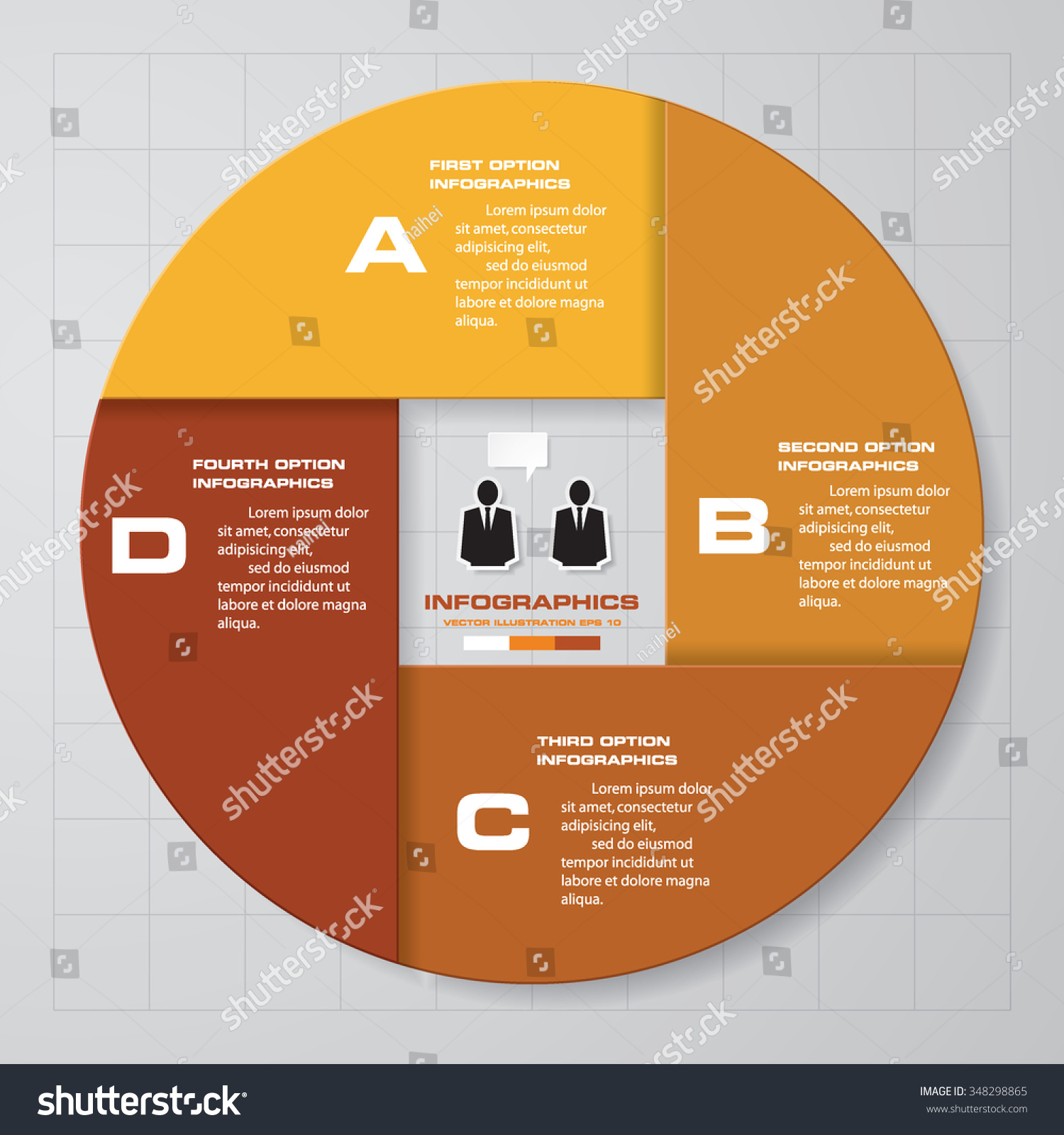 Simpleeditable 4 Steps Chart Diagrams Templategraphic: vector de stock ...