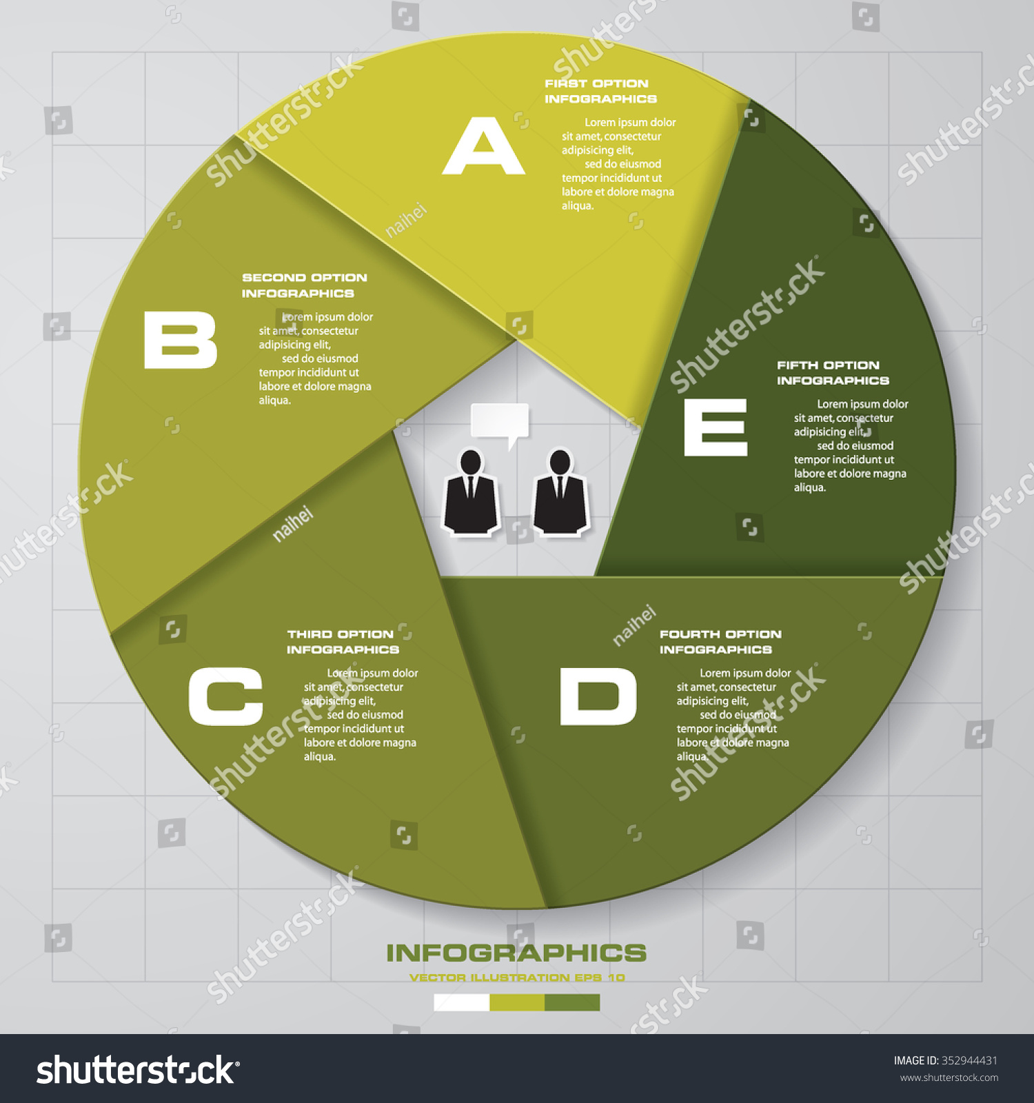 Simpleeditable 5 Steps Chart Diagrams Templategraphic: เวกเตอร์สต็อก ...