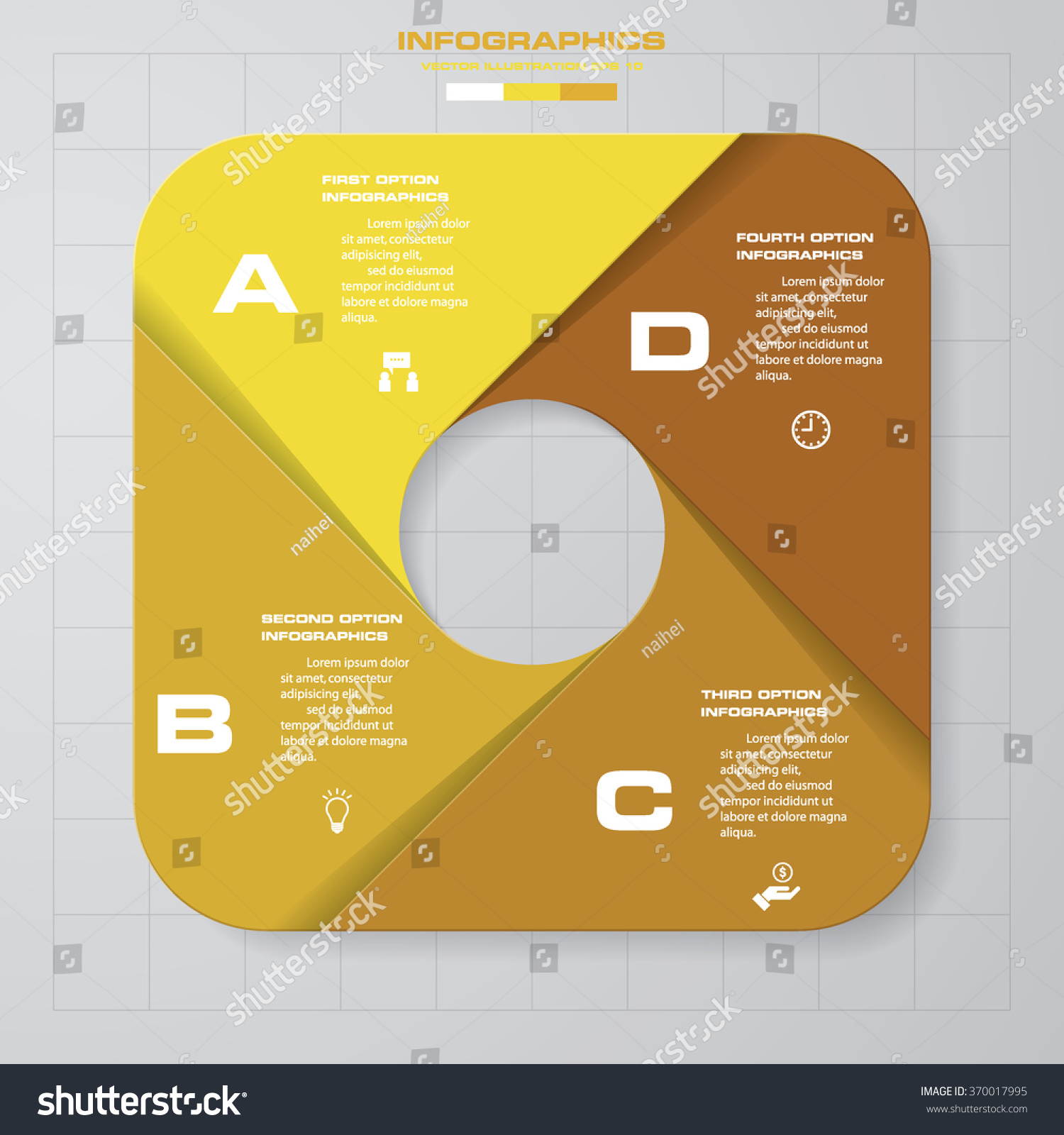 Simpleeditable 4 Steps Chart Diagrams Templategraphic: เวกเตอร์สต็อก ...