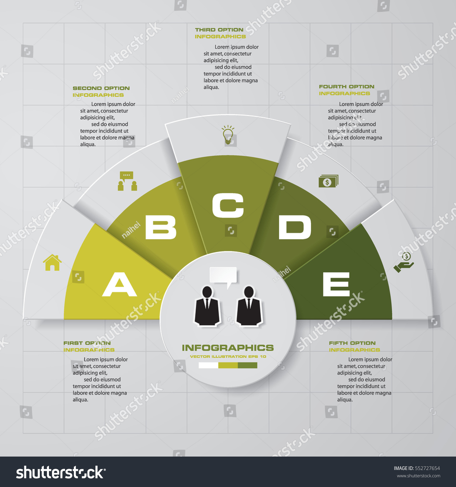 Simpleeditable 5 Steps Chart Diagrams Templategraphic 스톡 벡터(로열티 프리 ...