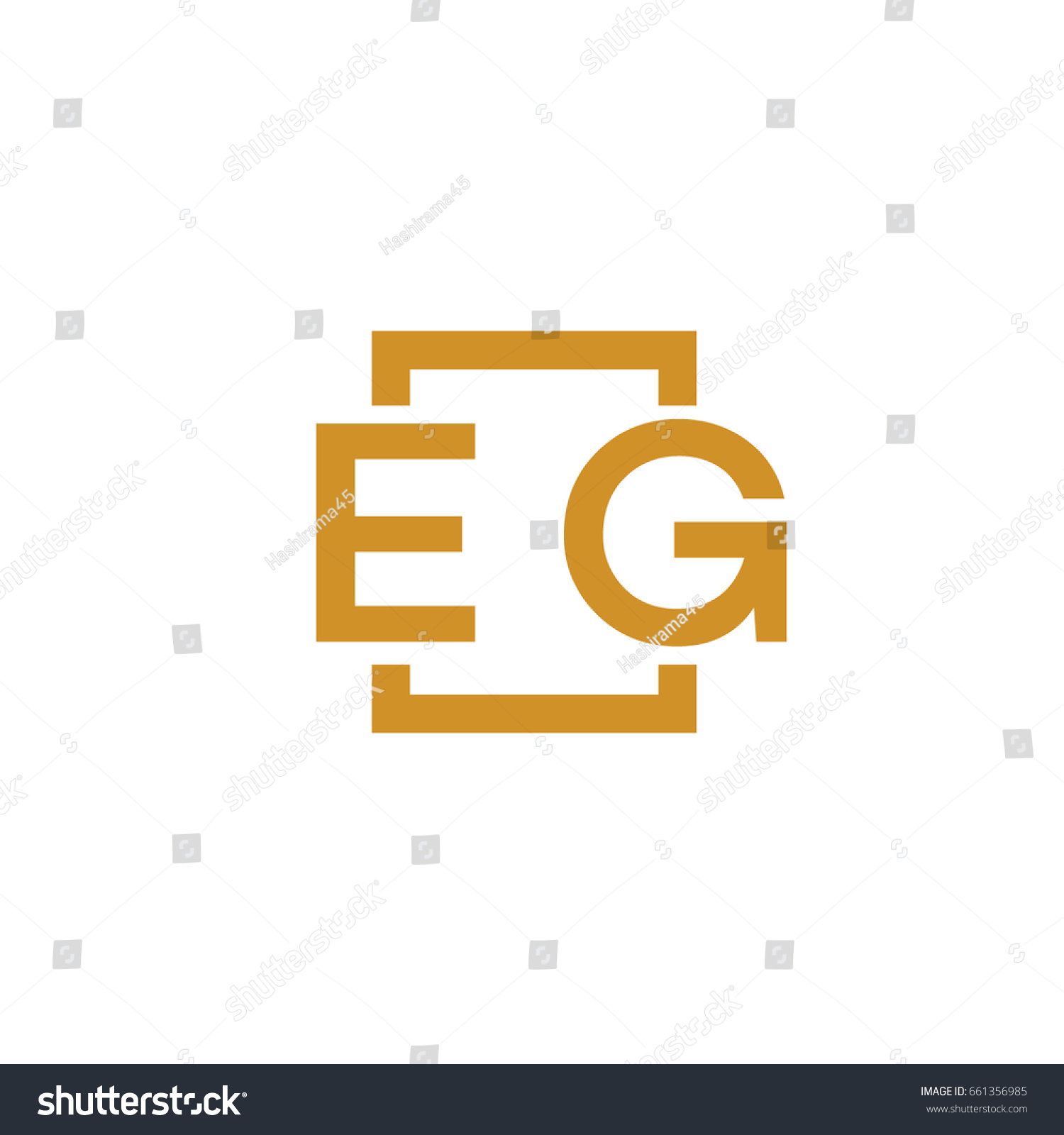 Simple Initial Logo Designs Template Vector Stock Vector (Royalty Free ...