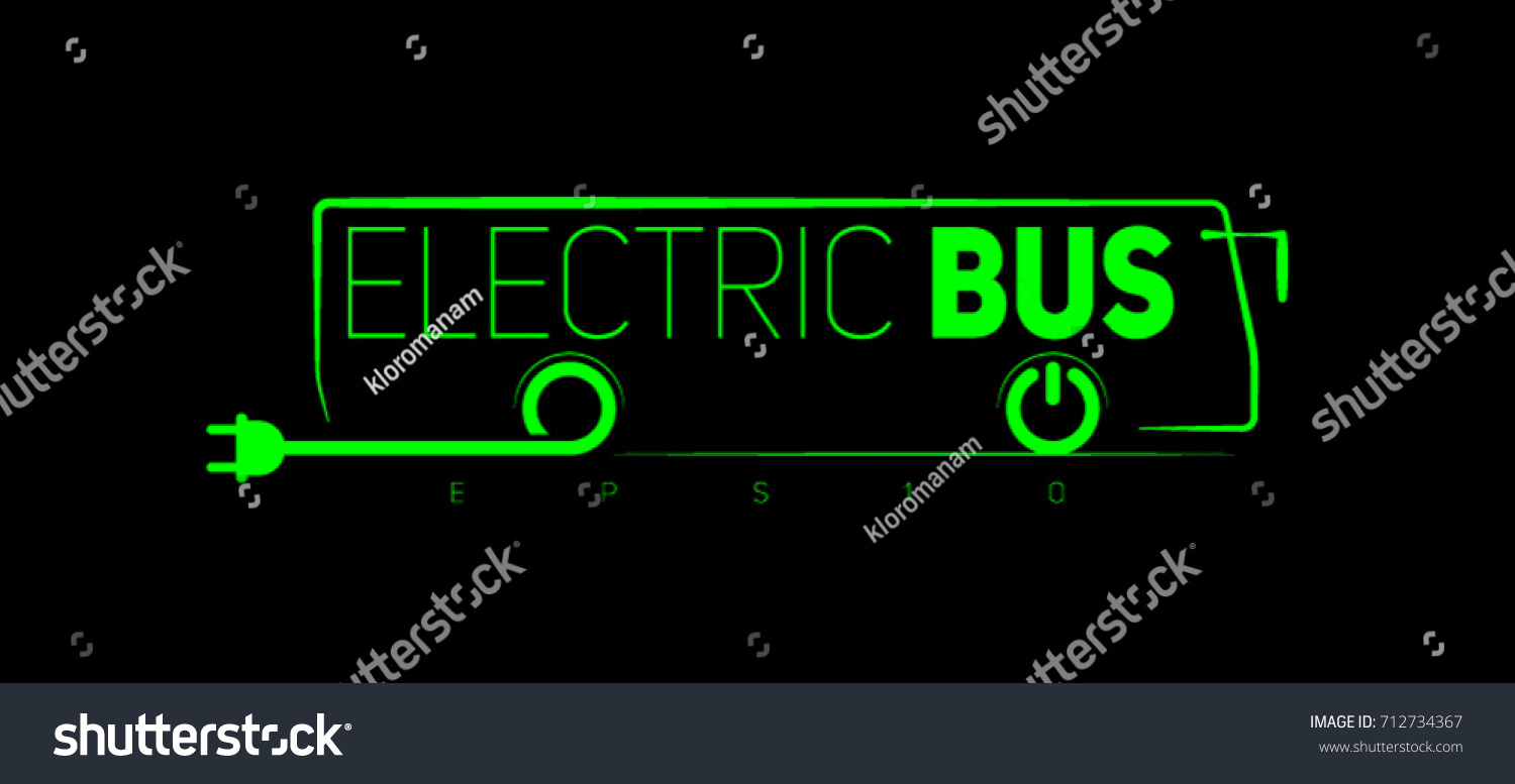 Simple Electric Bus Symbol: เวกเตอร์สต็อก (ปลอดค่าลิขสิทธิ์) 712734367