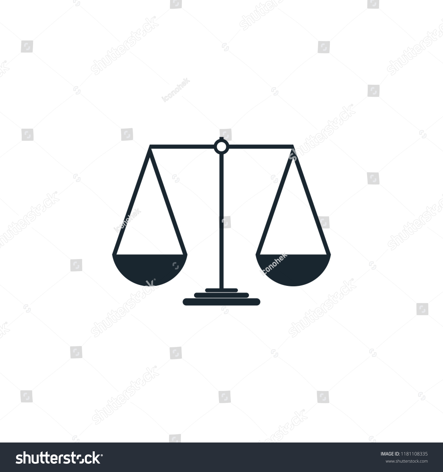 Simple Equal Balance Scale Icon Vector Stock Vector (Royalty Free ... Simple Equal Balance Scale Icon Vector Stock Vector (Royalty Free ...