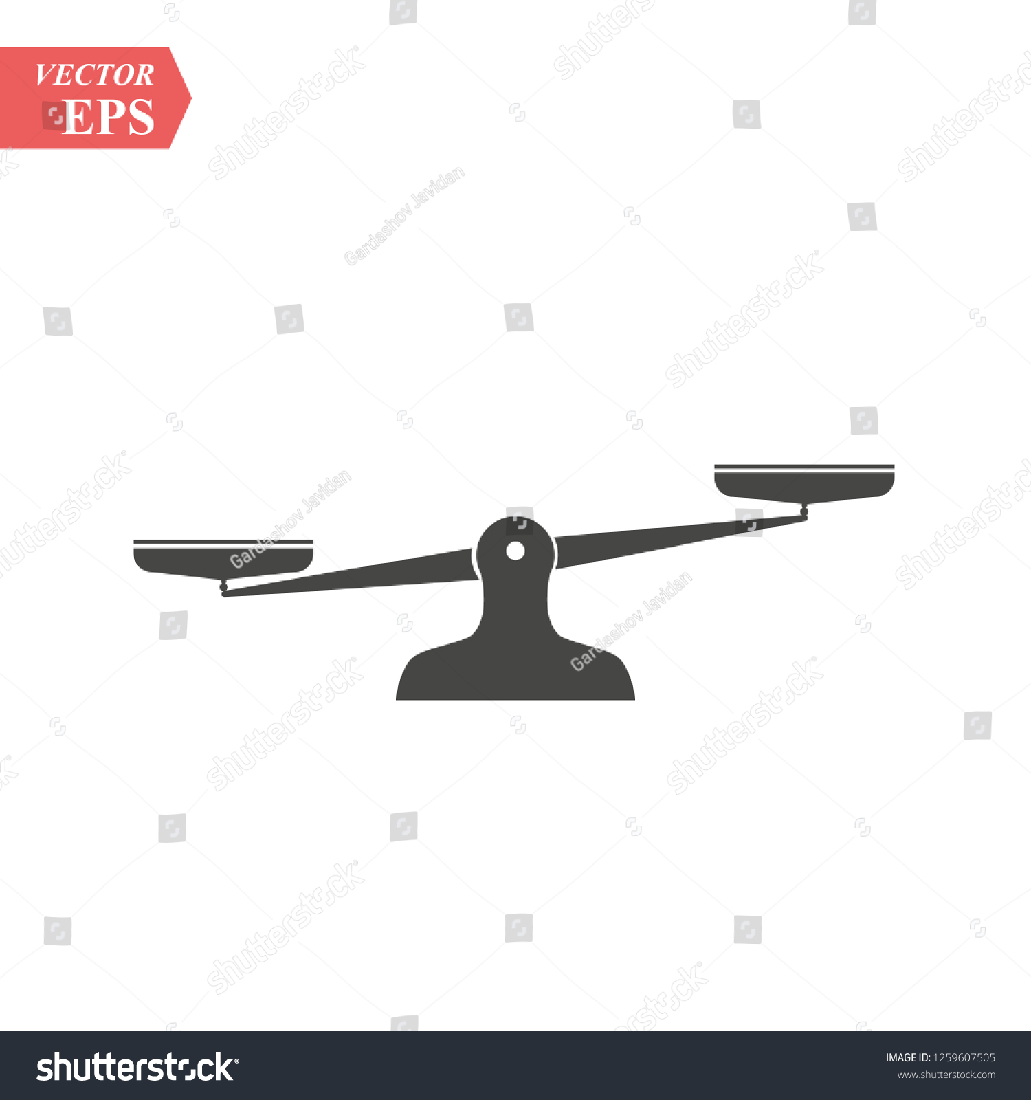 Simple Equal Balance Scale Icon Vector Stock Vector (Royalty Free ... Simple Equal Balance Scale Icon Vector Stock Vector (Royalty Free ...