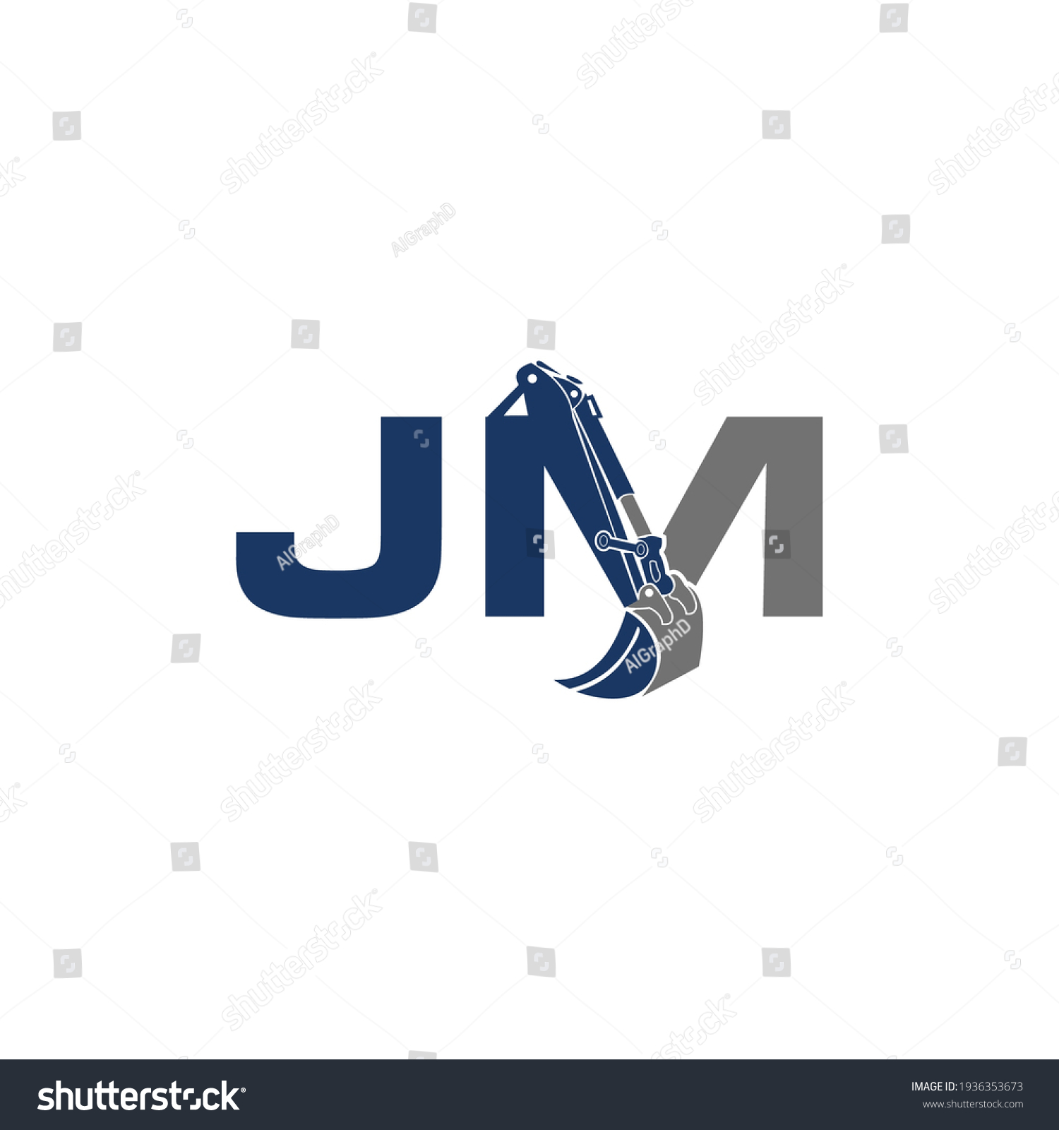3,825 Excavator bucket logo Stock Illustrations, Images & Vectors ...
