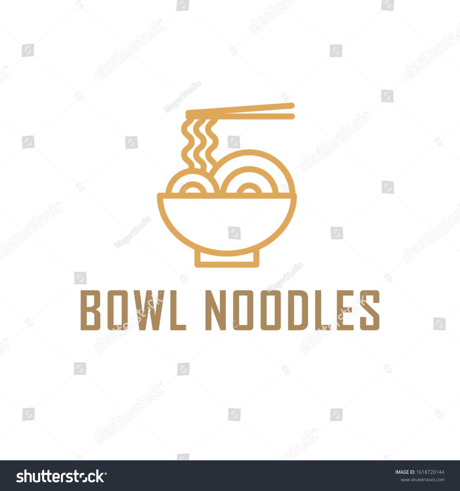 Simple Food Logo Restaurant Stock Vector (Royalty Free) 1618720144 ...