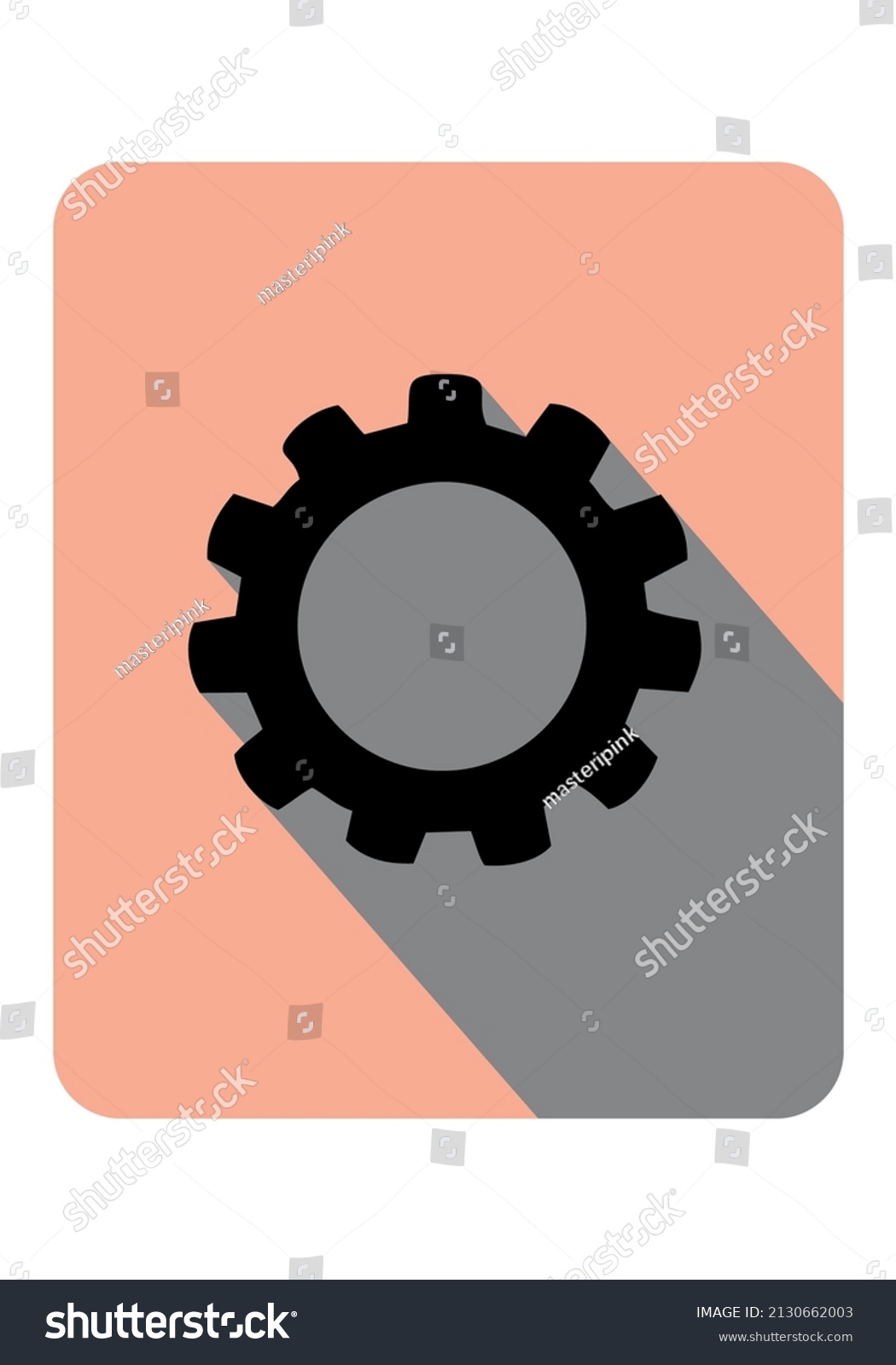 Simple Gear Vector Image Free Design Stock Vector (Royalty Free ...