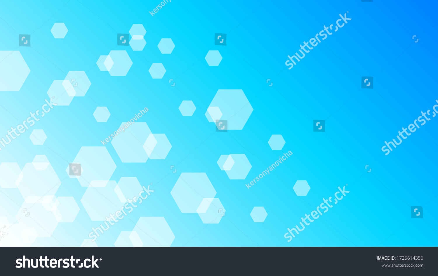 Simple Gradient Blue Abstract Background Light Stock Vector (Royalty ...