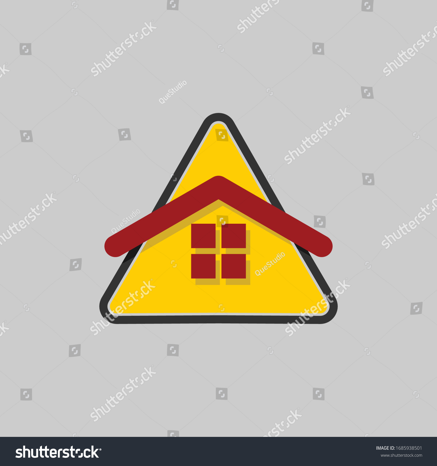 Simple House Concept Logo Icon Vector Stock Vector (Royalty Free ...