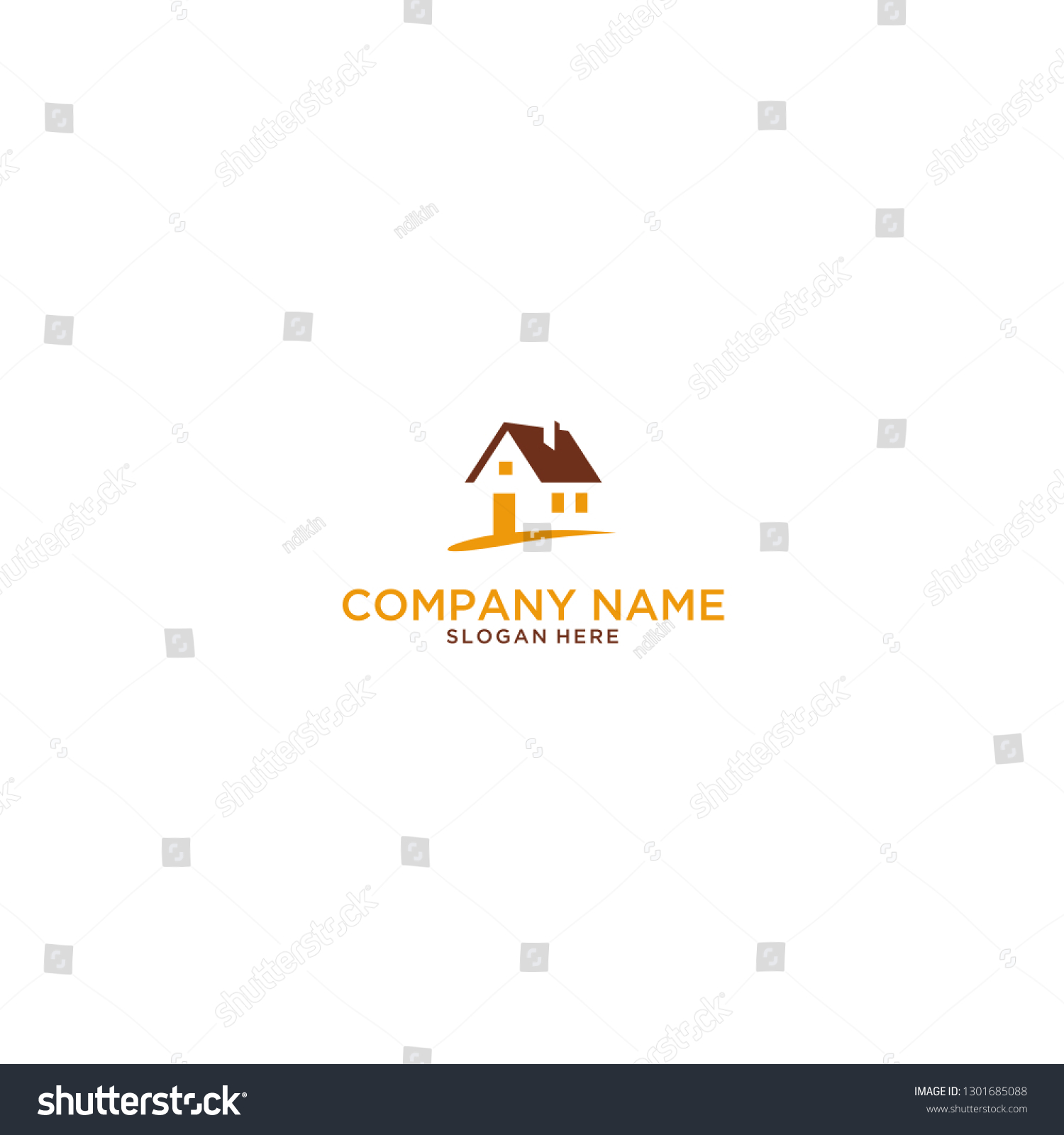 Simple House Logo Stock Vector (Royalty Free) 1301685088 | Shutterstock