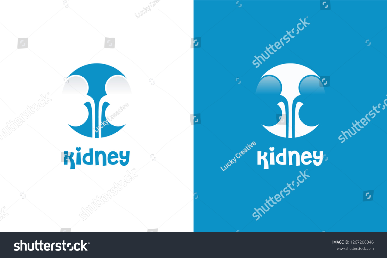 Simple Iconic Kidney Logo Designs Vector Stock Vector (Royalty Free ...