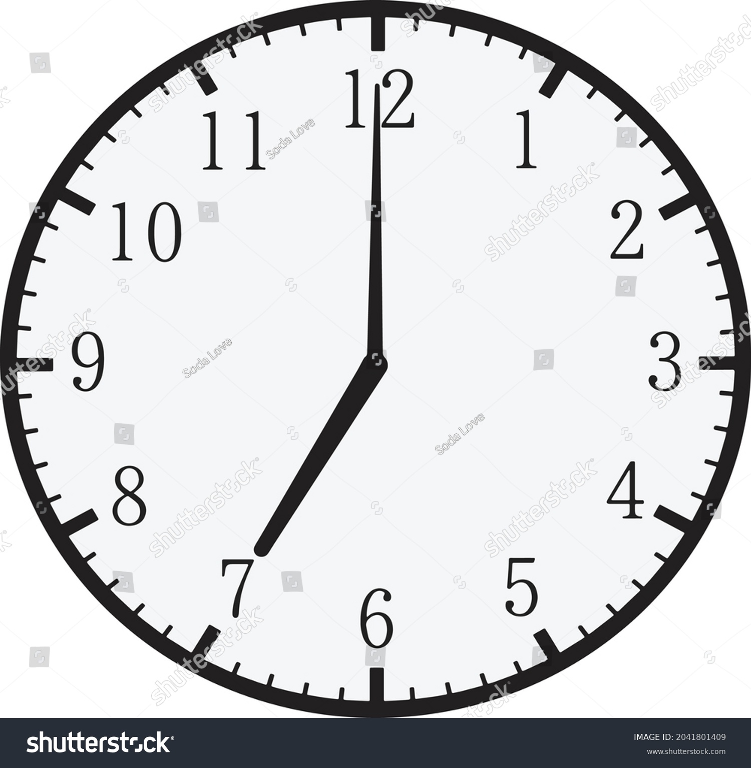 379 7 o clock Stock Vectors, Images & Vector Art | Shutterstock