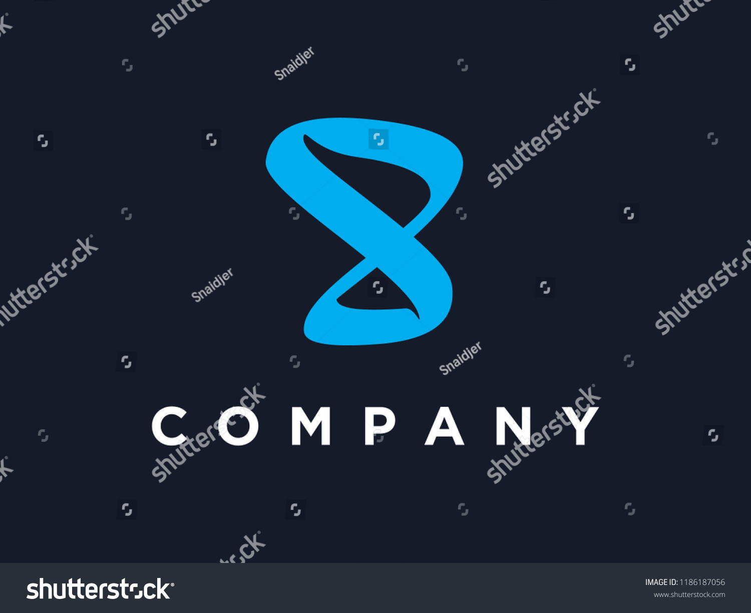 Simple Illustration Infinity Like Number 8 Stock Vector (Royalty Free ...