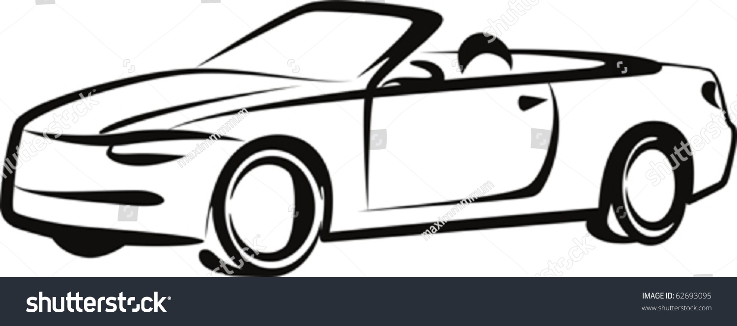 Simple Illustration Car Stock Vector 62693095 - Shutterstock