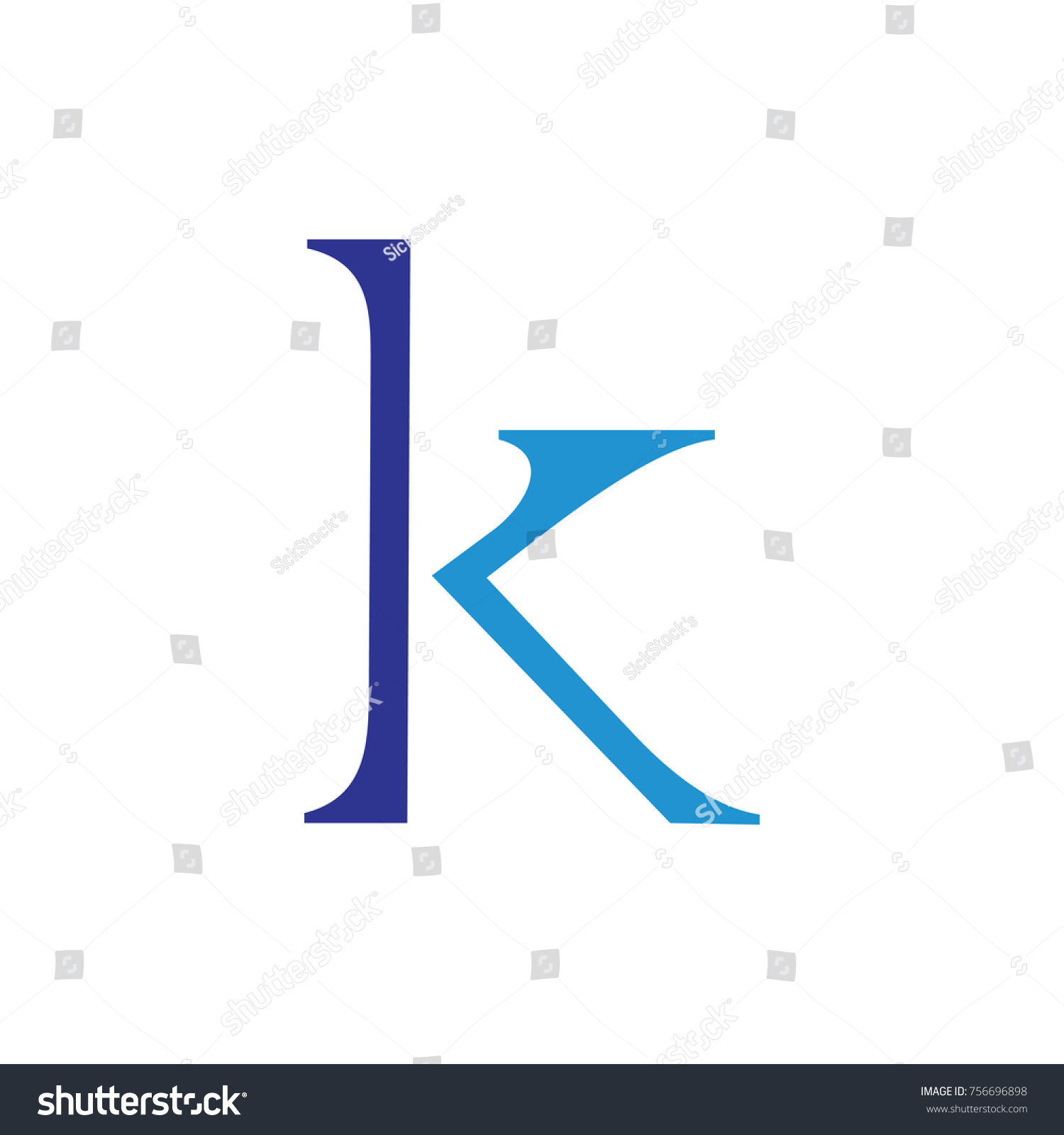Simple Letter K Design Logo Vector: เวกเตอร์สต็อก (ปลอดค่าลิขสิทธิ์ ...