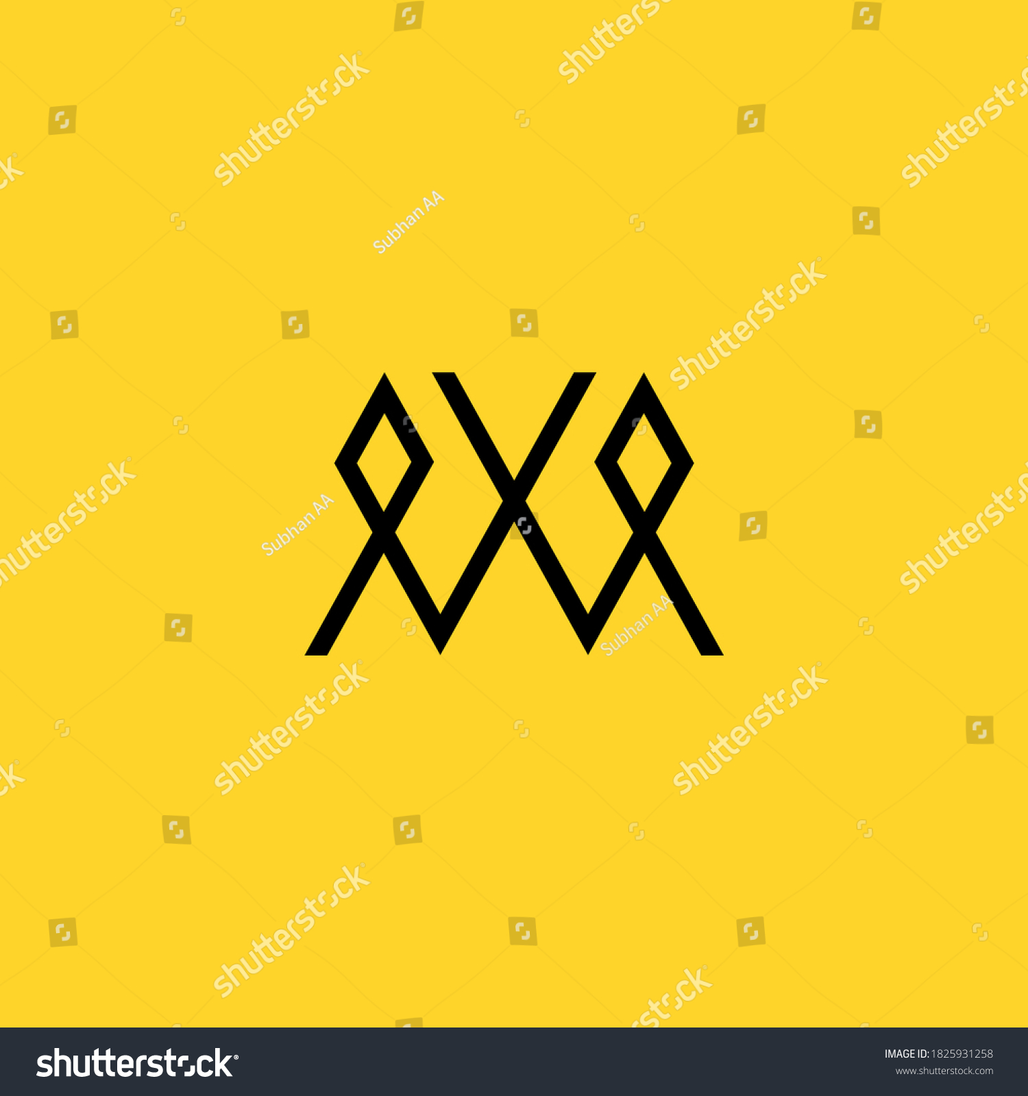 Simple Letter W Letter Initial Logo Stock Vector (Royalty Free ...