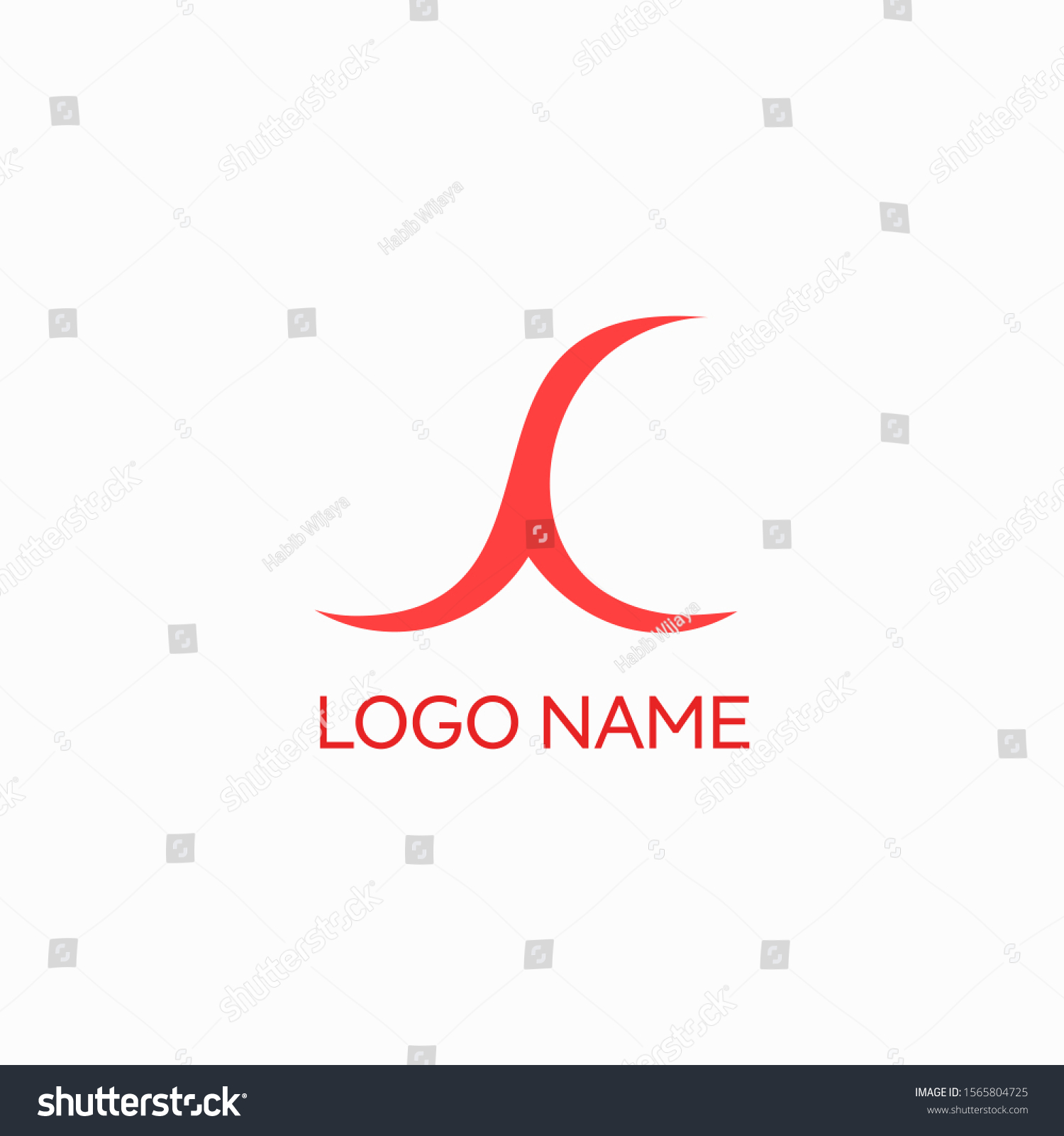 Simple Logo Design Vector Symbol: vector de stock (libre de regalías ...