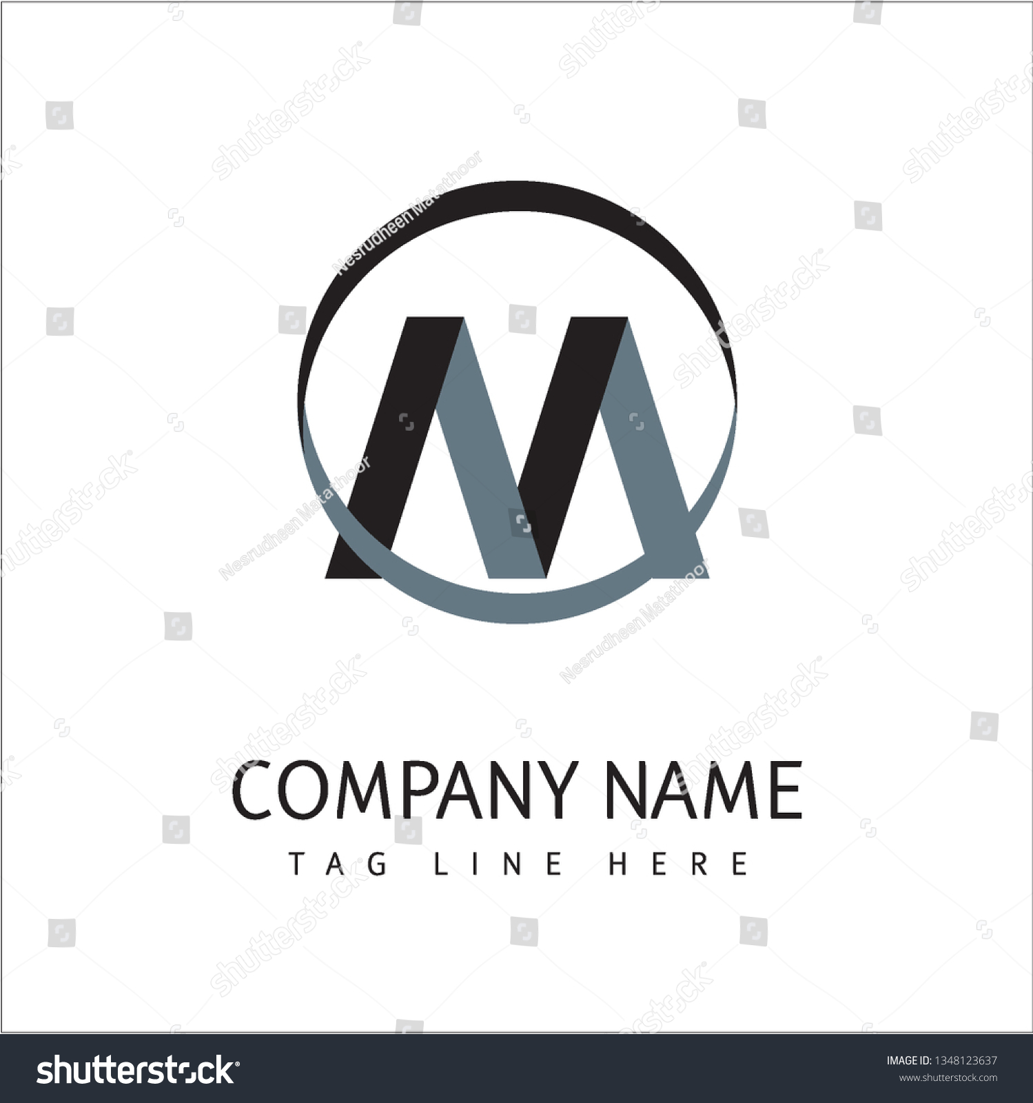 Simple Luxury Logo Design Stock Vector (Royalty Free) 1348123637
