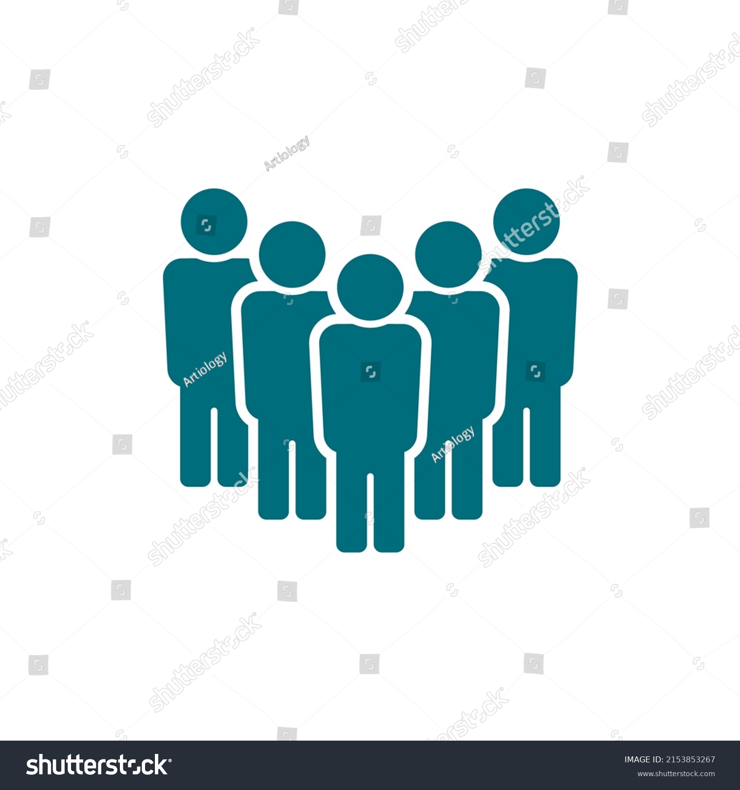 Simple Man Icon On White Background Stock Vector (Royalty Free ...