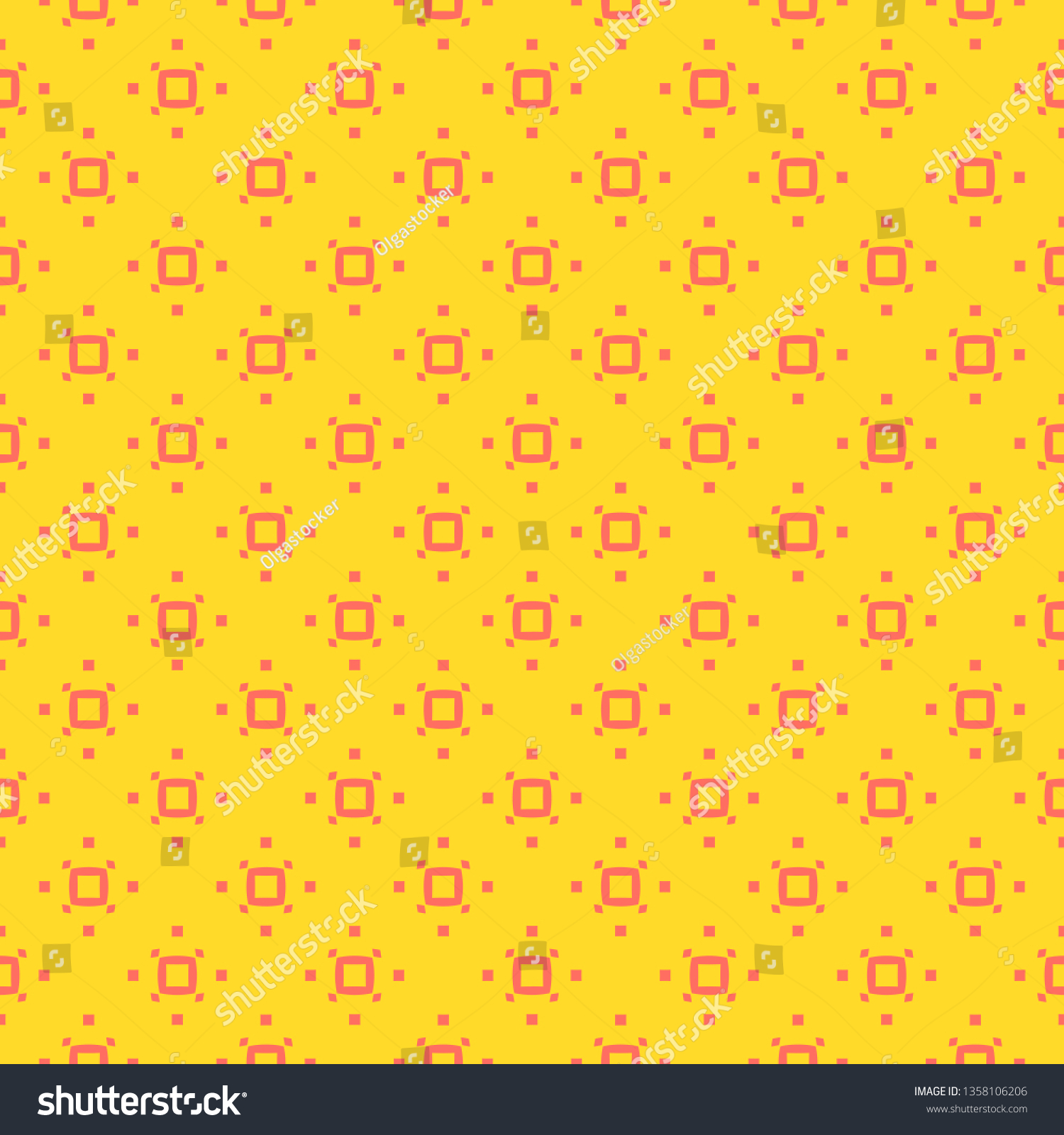 Simple Minimalist Geometric Seamless Pattern Small Stock Vector ...