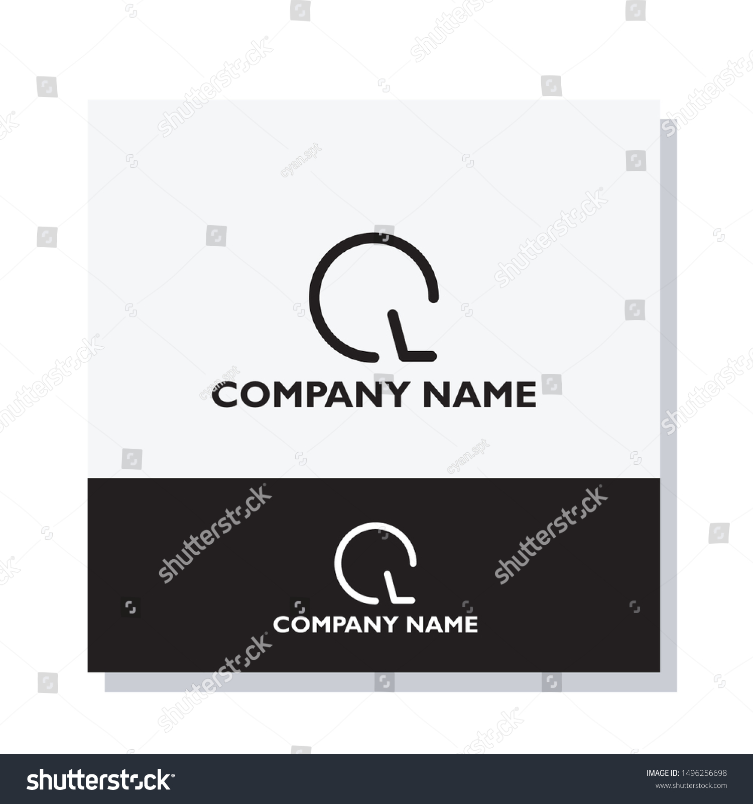 Simple Modern Alphabet Logo Design Vector Stock Vector (Royalty Free ...