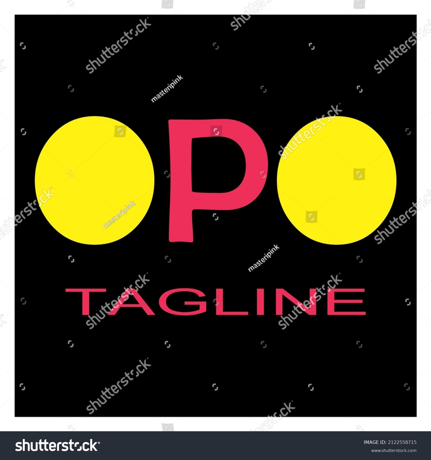 Simple Opo Text Vector Free Design Stock Vector (Royalty Free ...