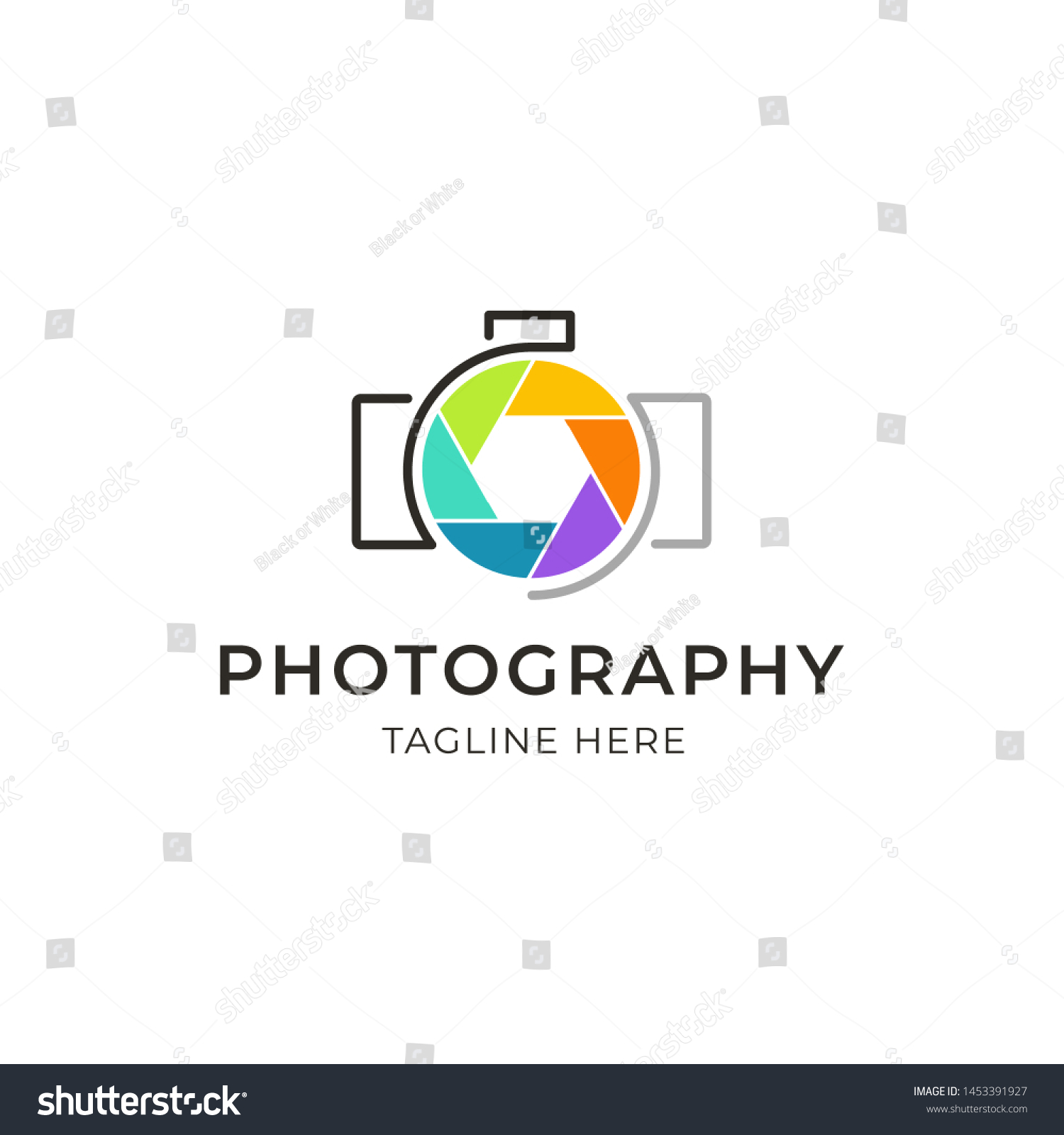 Simple Photography Logo Design Vector Stock Vector (Royalty Free ...