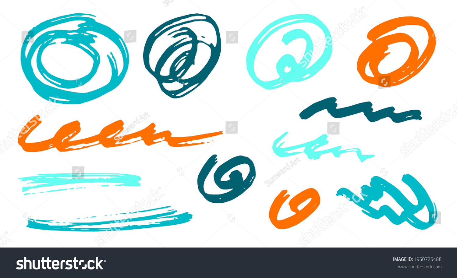 Simple Scribble Doodle Graphic Design Vector Stock Vector (Royalty Free ...
