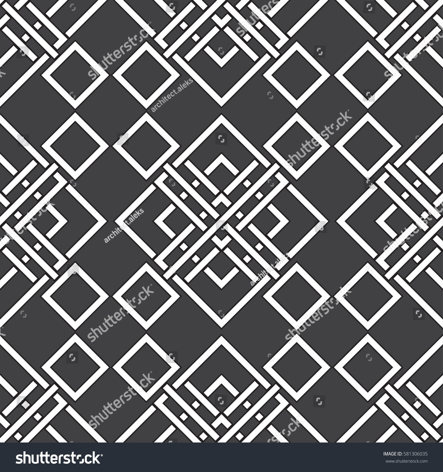 Simple Seamless Background Rombus Stock Vector (Royalty Free) 581306035 ...