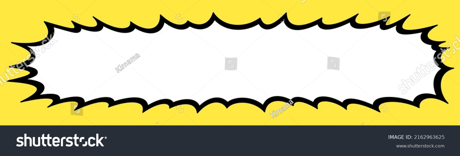 Simple Thick Strong Scream Bubbles Stock Vector (Royalty Free ...