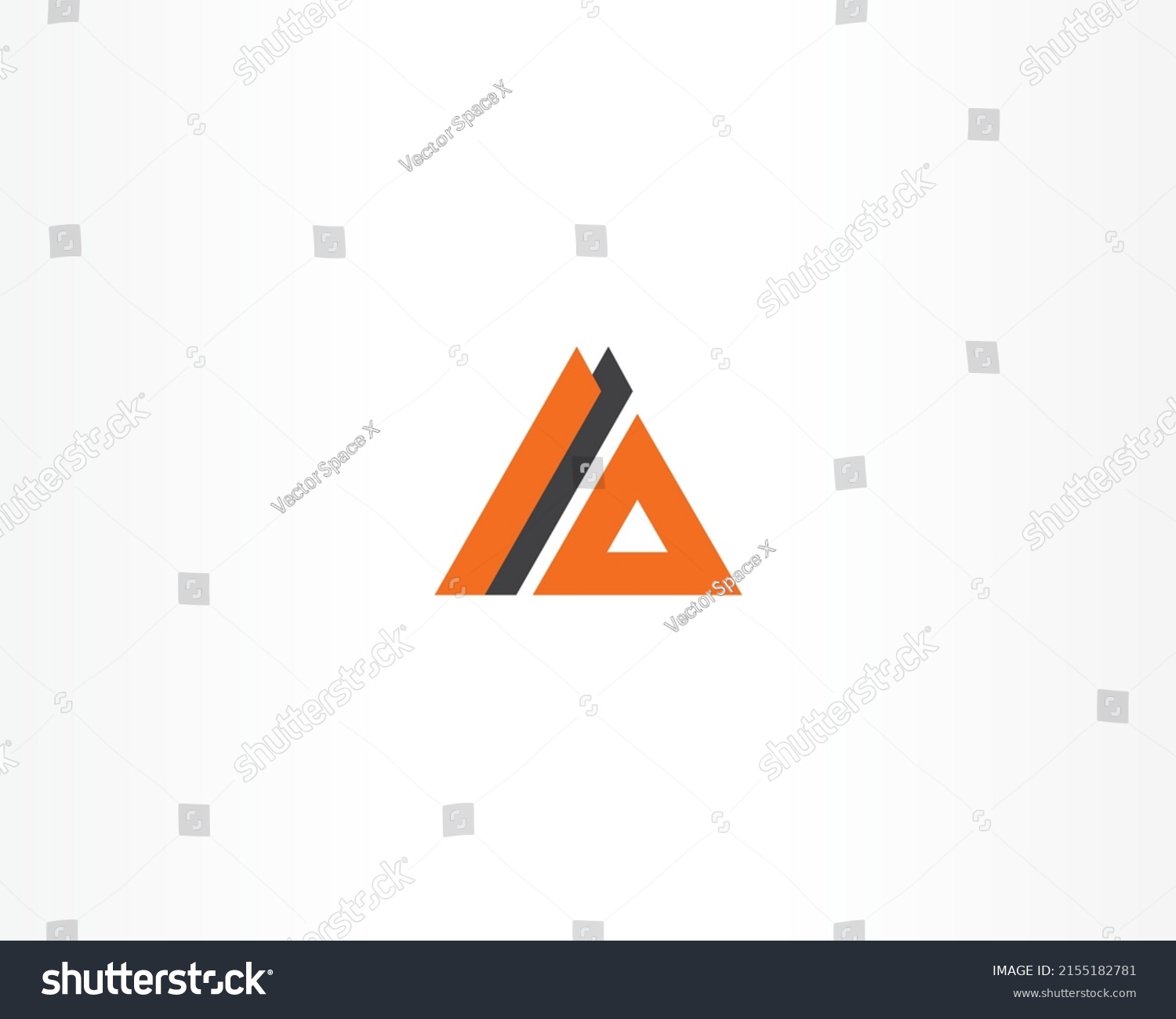 Simple Triangle Icon Logo Concept Design Stock Vector (Royalty Free ...