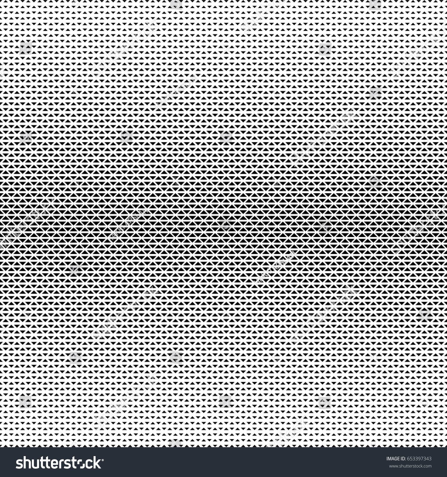 Simple Triangle Pattern Geometric Shapes Halftone Stock Vector (Royalty ...