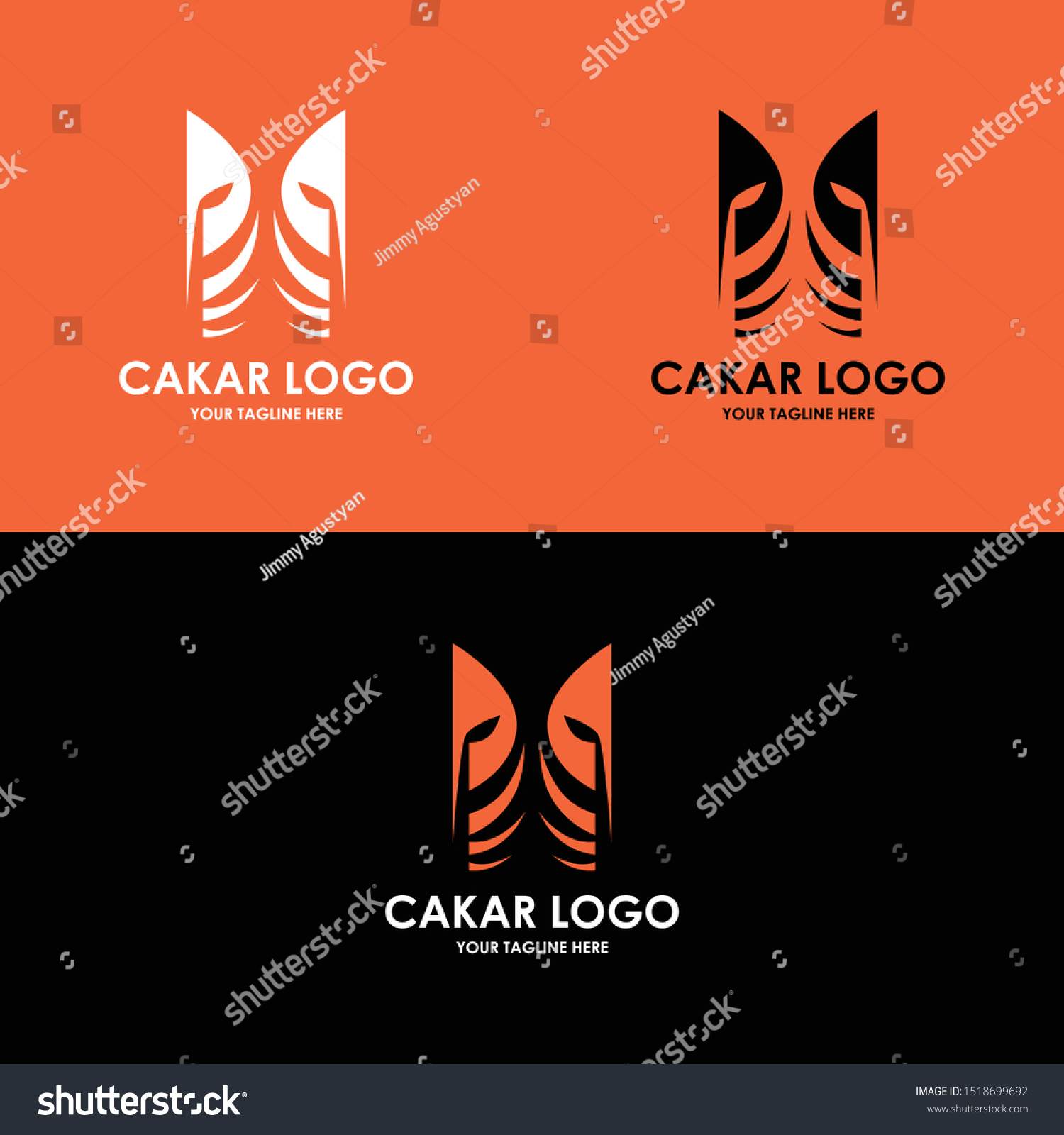 Simple Unique Logo Design 10 Stock Vector (Royalty Free) 1518699692