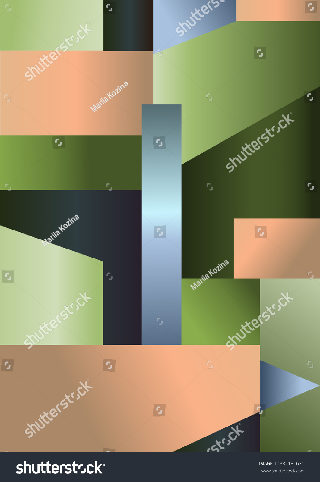 Simple Vector Geometry Military Style Gradient Stock Vector (Royalty ...