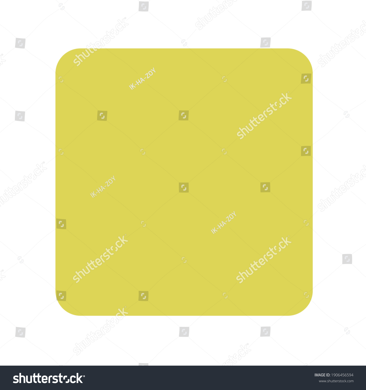 Simple Yellow Box Vector Yellow Squares Stock Vector (Royalty Free ...