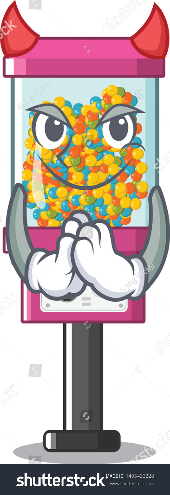 Singing Candy Vending Machine Character Stock Vector (Royalty Free ...