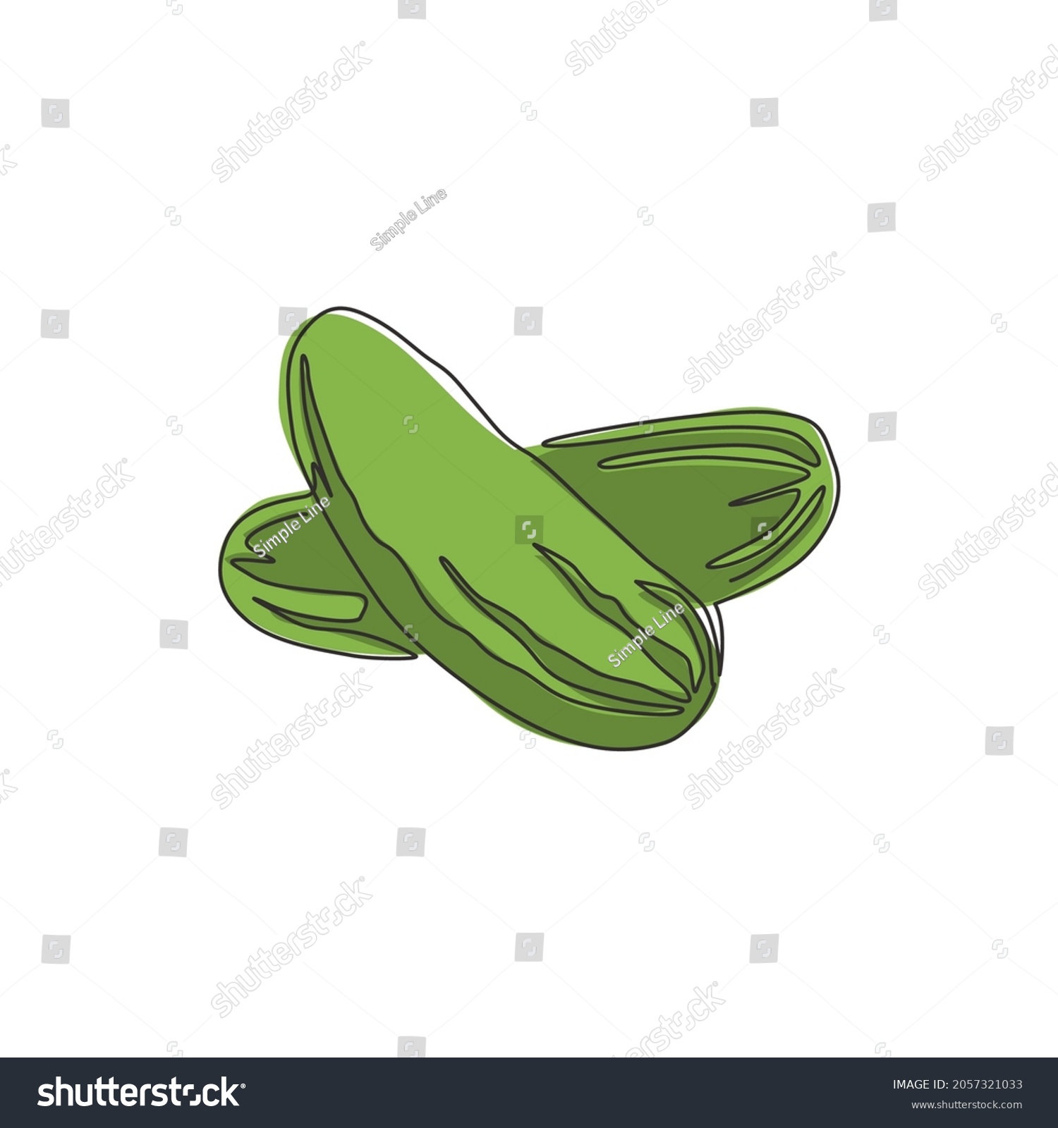 Single Continuous Line Drawing Whole Healthy Stock Vector (Royalty Free ... Single Continuous Line Drawing Whole Healthy Stock Vector (Royalty Free ...