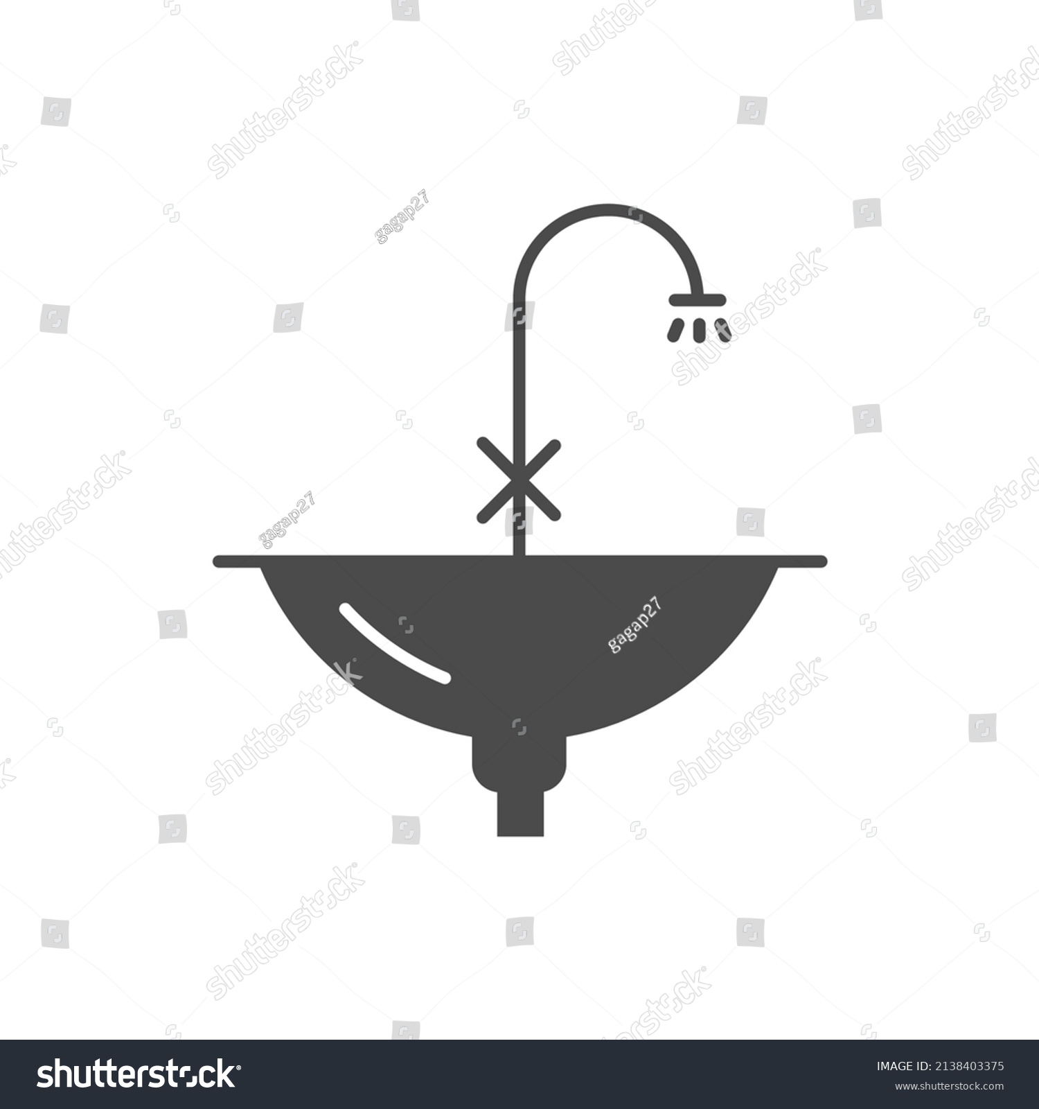 Sink Icons Symbol Vector Elements Infographic Stock Vector (Royalty ...